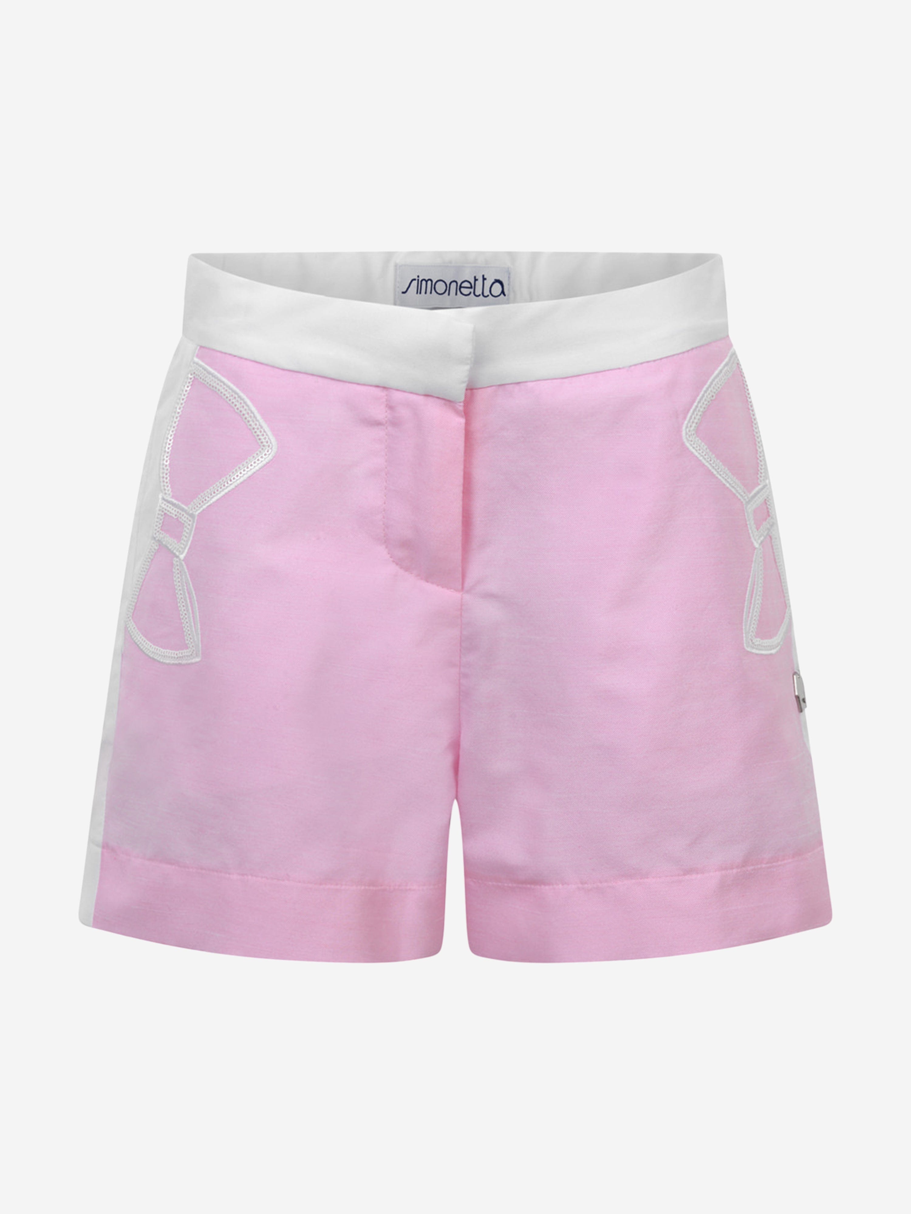 Simonetta Girls & White Shorts | Childsplay Clothing