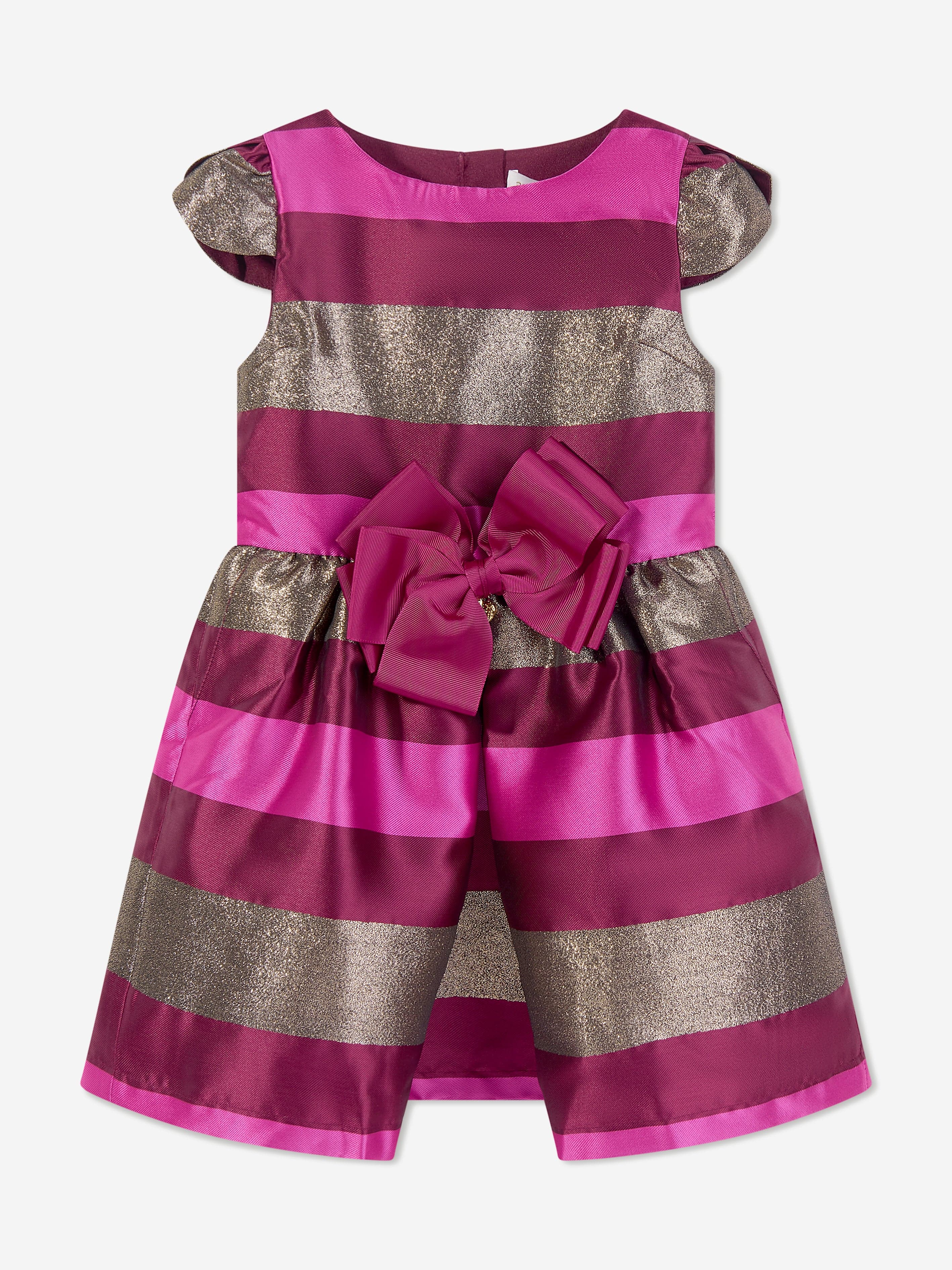 Angels Face Girls Desiree Striped Dress in Pink | Childsplay Clothing