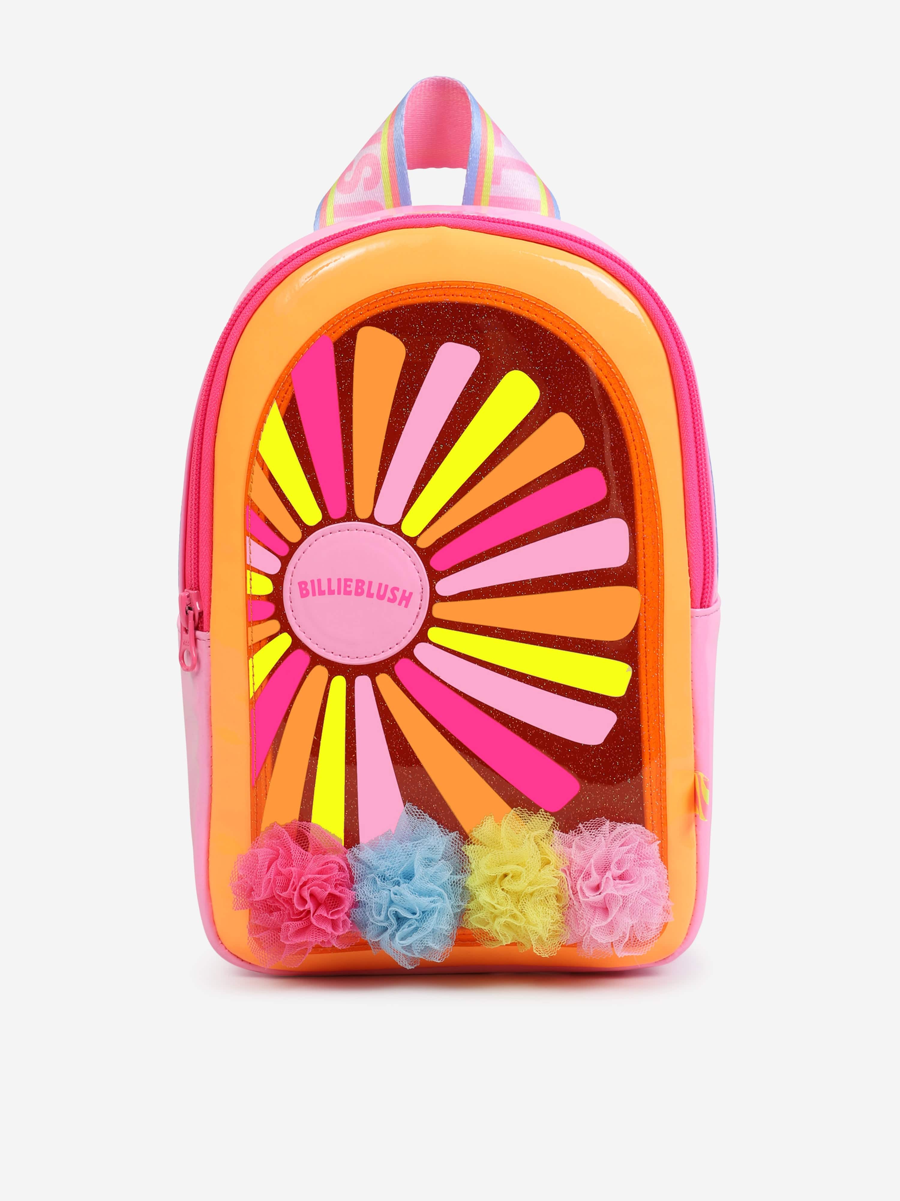 Billieblush Girls Glitter Sun Backpack in Pink (27cm) | Childsplay Clothing