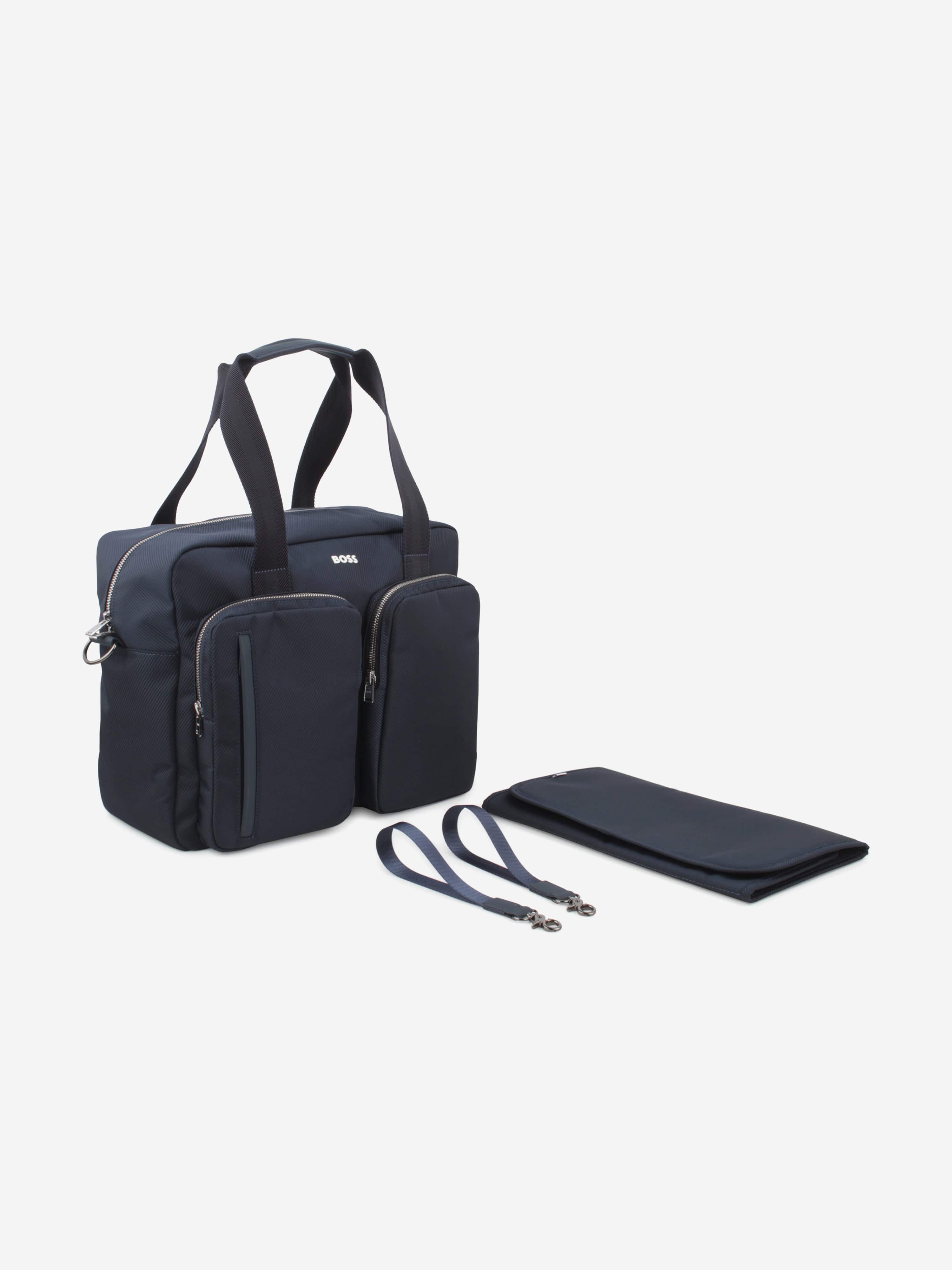 BOSS Baby Branded Changing Bag in Navy (38cm) | Childsplay Clothing