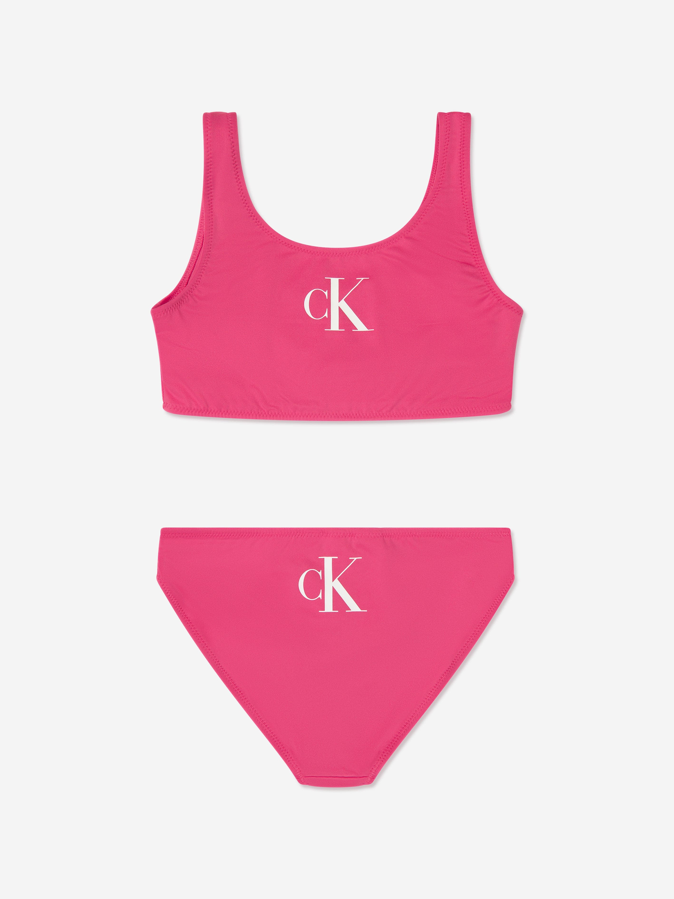 Girls Bralette Bikini in Pink | Childsplay Clothing