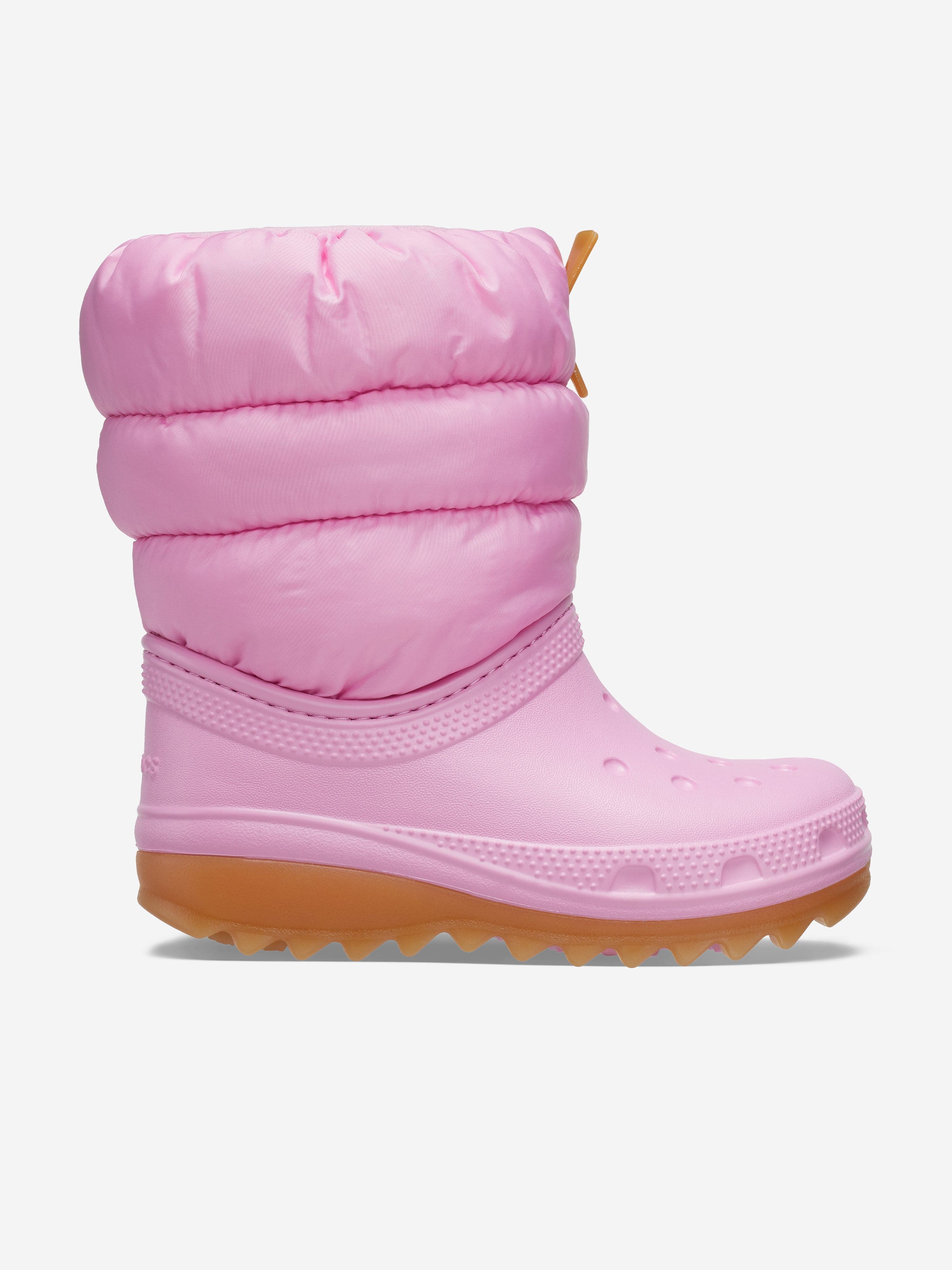Crocs Girls Classic Neo Puff Boots in Pink | Childsplay Clothing