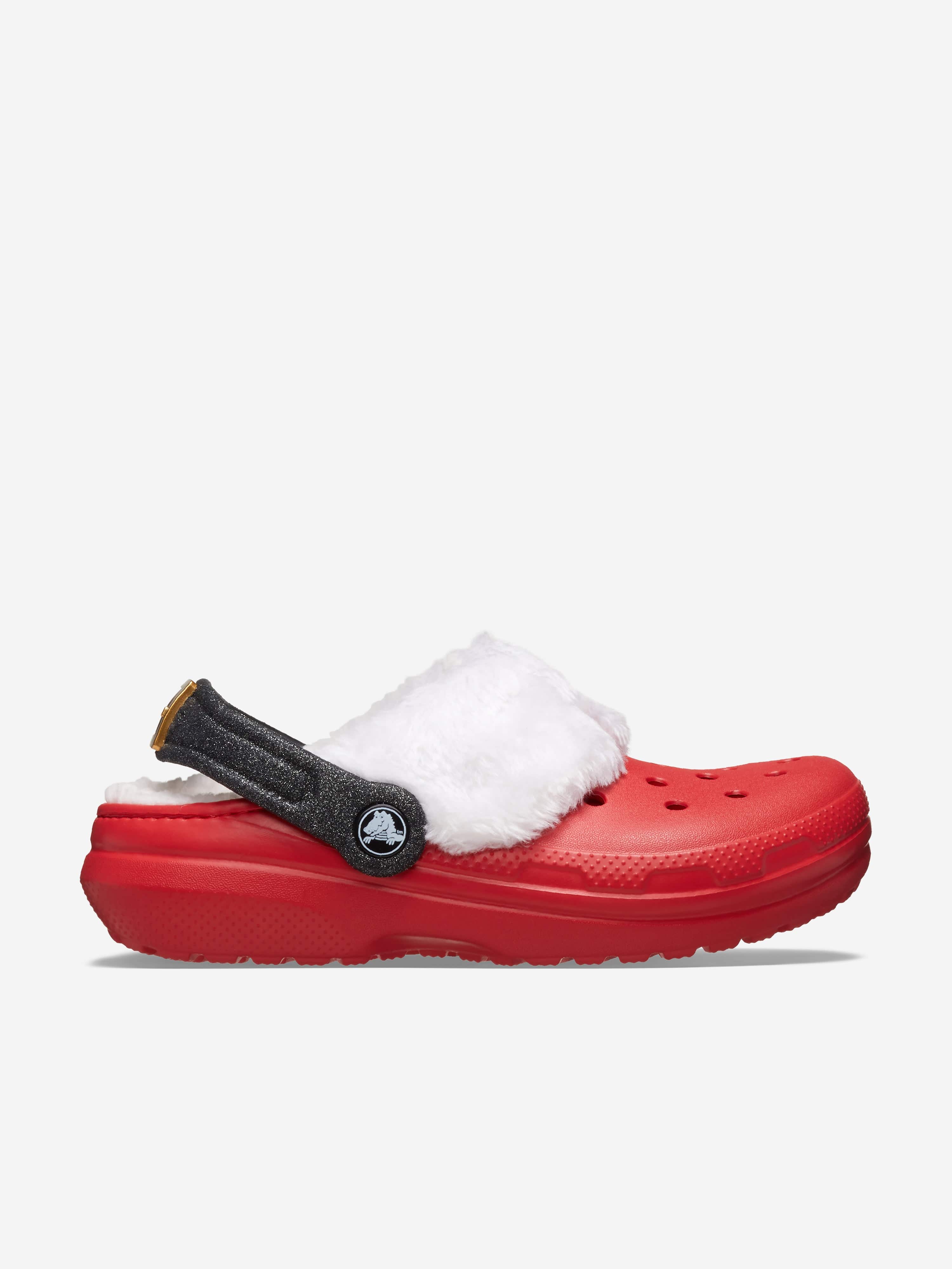 Crocs Kids Classic Lined Santa Clog in Red | Childsplay Clothing