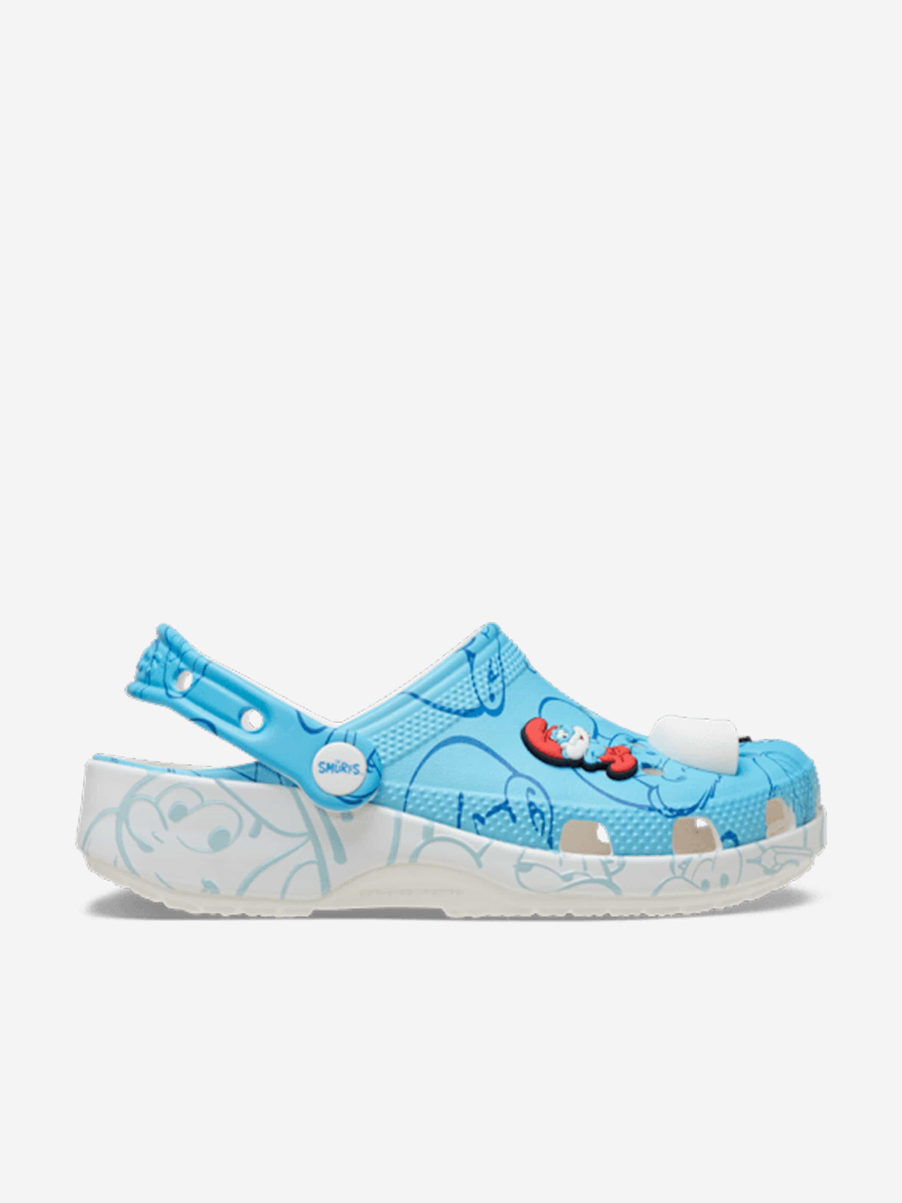 Crocs Kids Smurfs Classic Clog in Blue | Childsplay Clothing