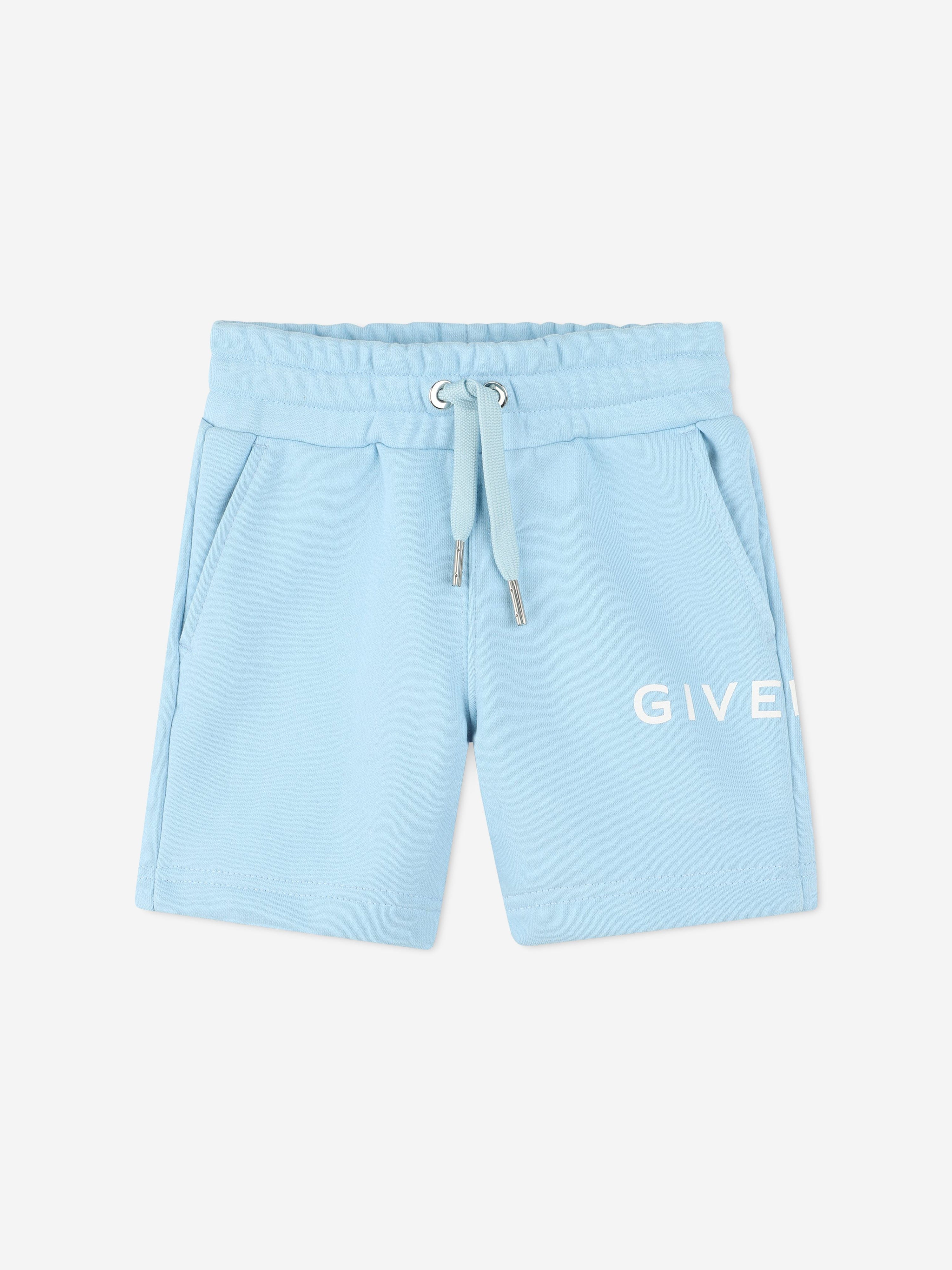 Givenchy Baby Boys Logo Print Short in Blue | Childsplay Clothing