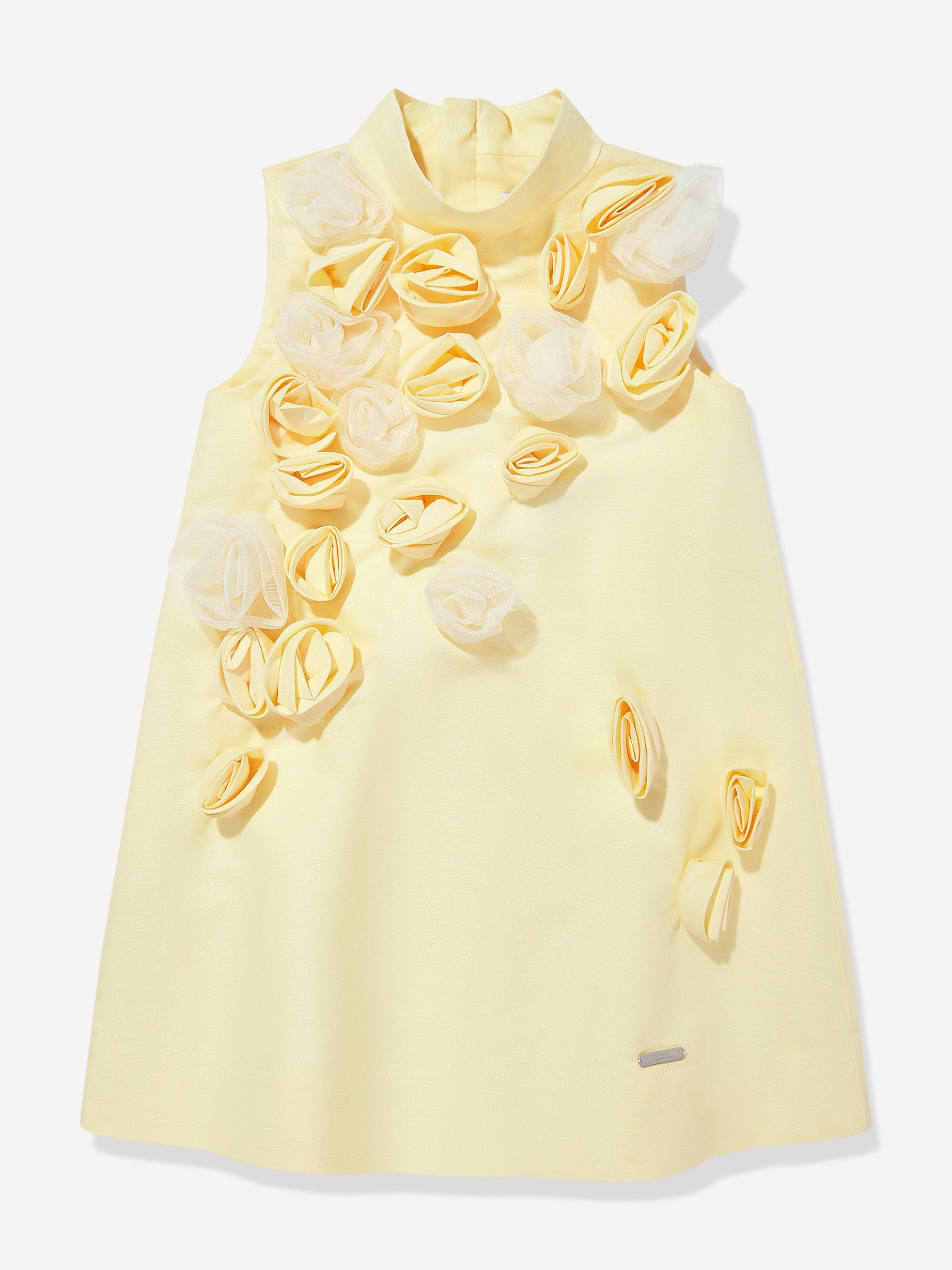 Jessie And James Girls Ring A Roses Dress in Yellow | Childsplay Clothing