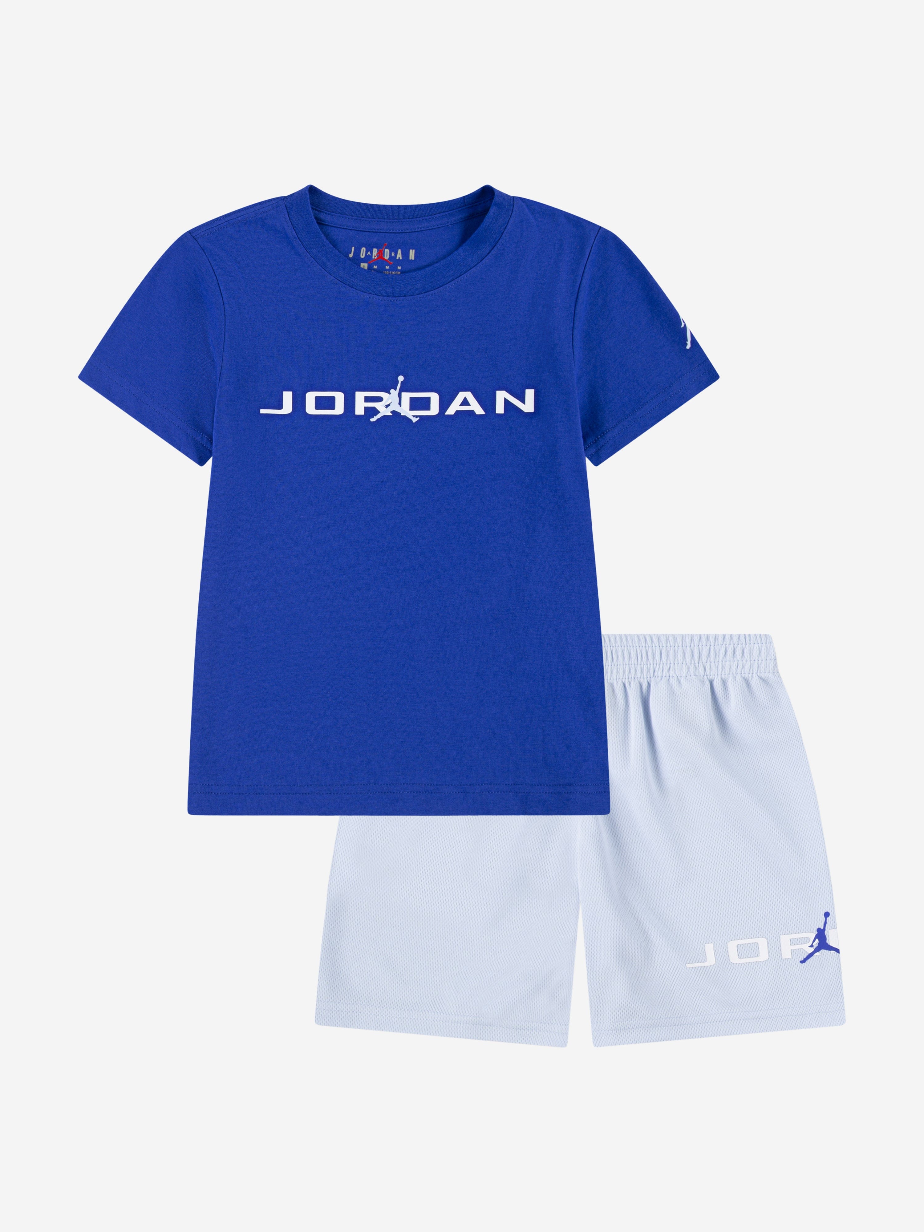 Jordan Kids MJ Baseline Mesh Short Set in Blue | Childsplay Clothing