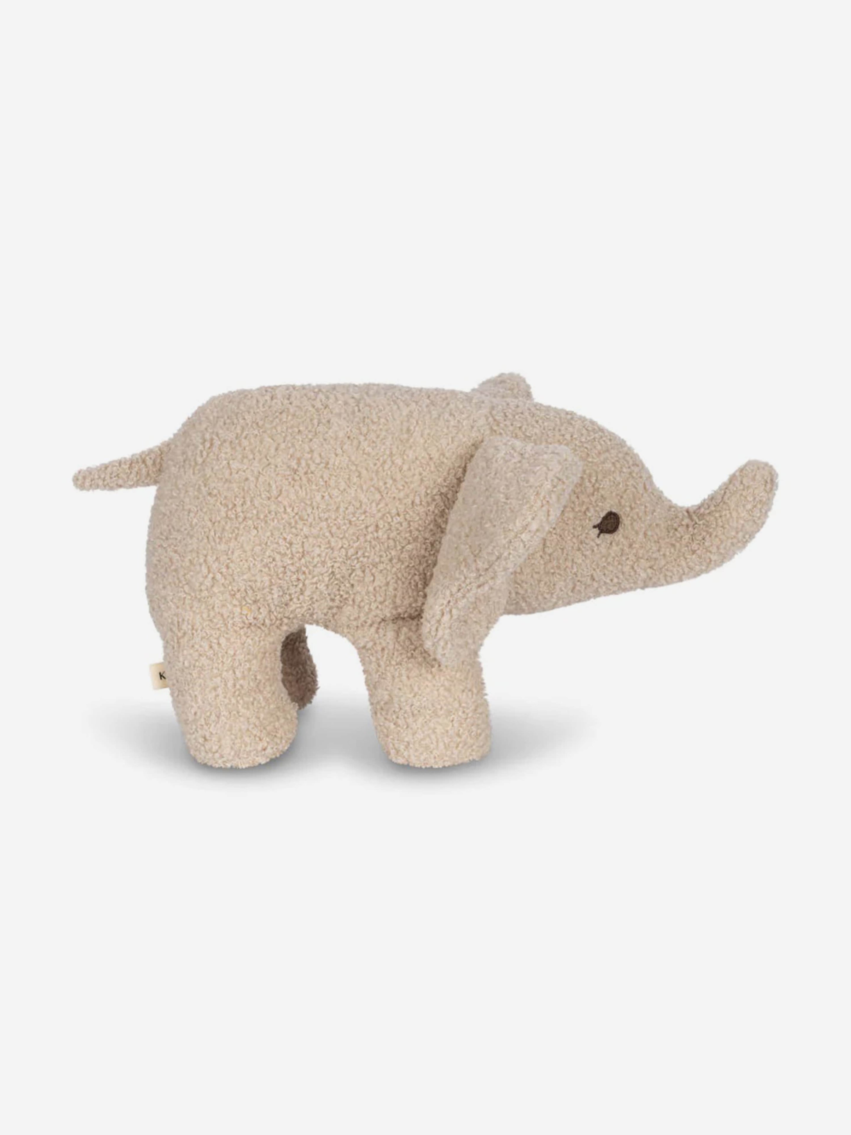 Konges Sløjd Baby Elephant Soft Toy in Ivory | Childsplay Clothing