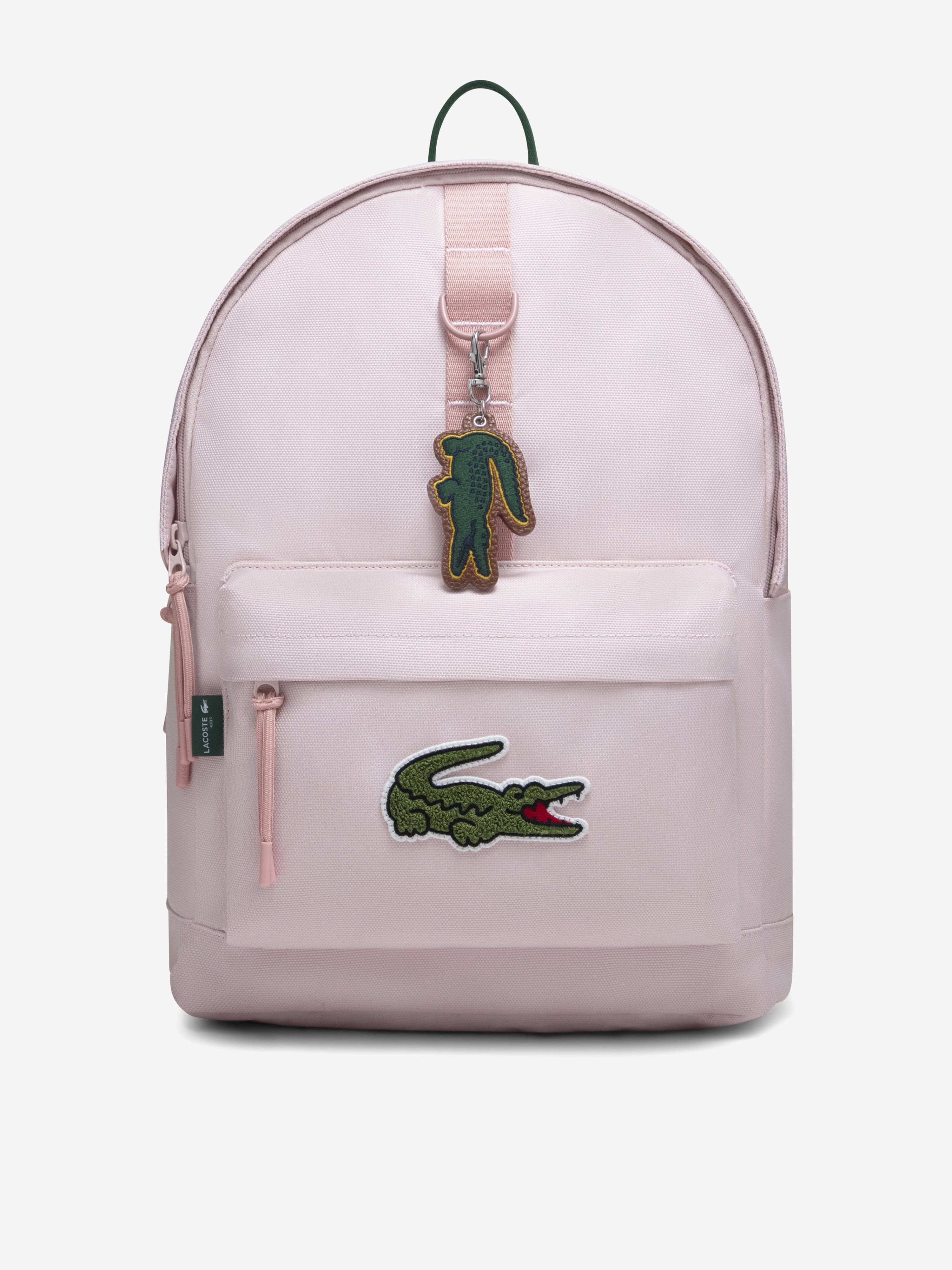 Lacoste Girls Logo Backpack in Pink (44cm) | Childsplay Clothing