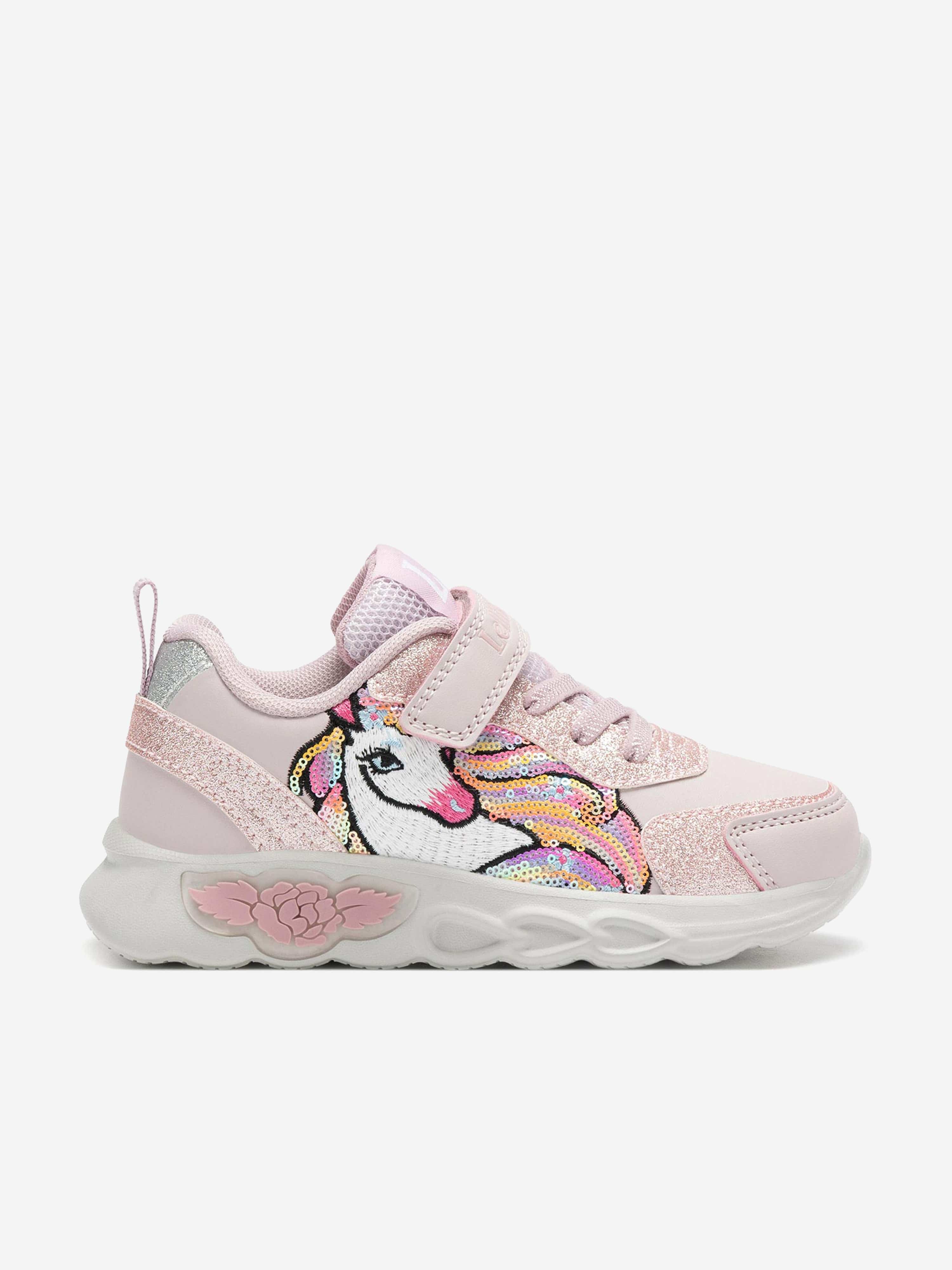 Lelli Kelly Girls Christina Unicorn Light Up Trainers in Pink ...