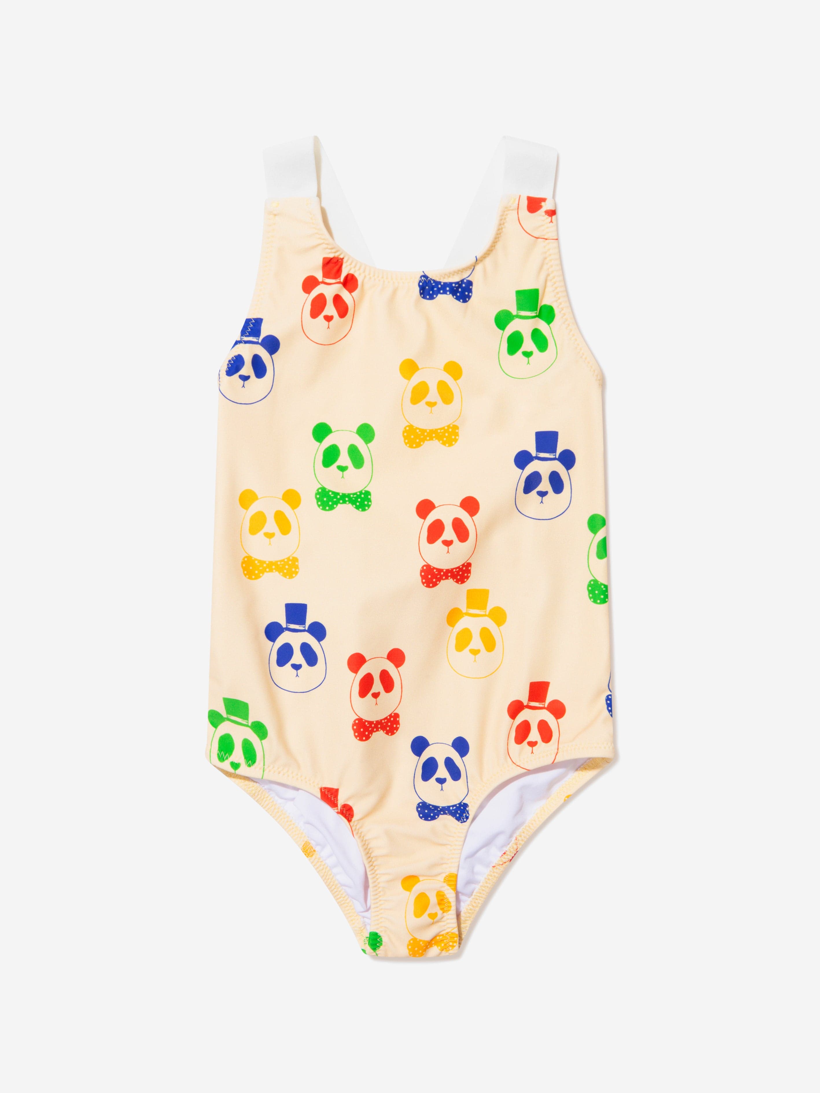 Mini Rodini Girls Panda Print Swimsuit | Childsplay Clothing