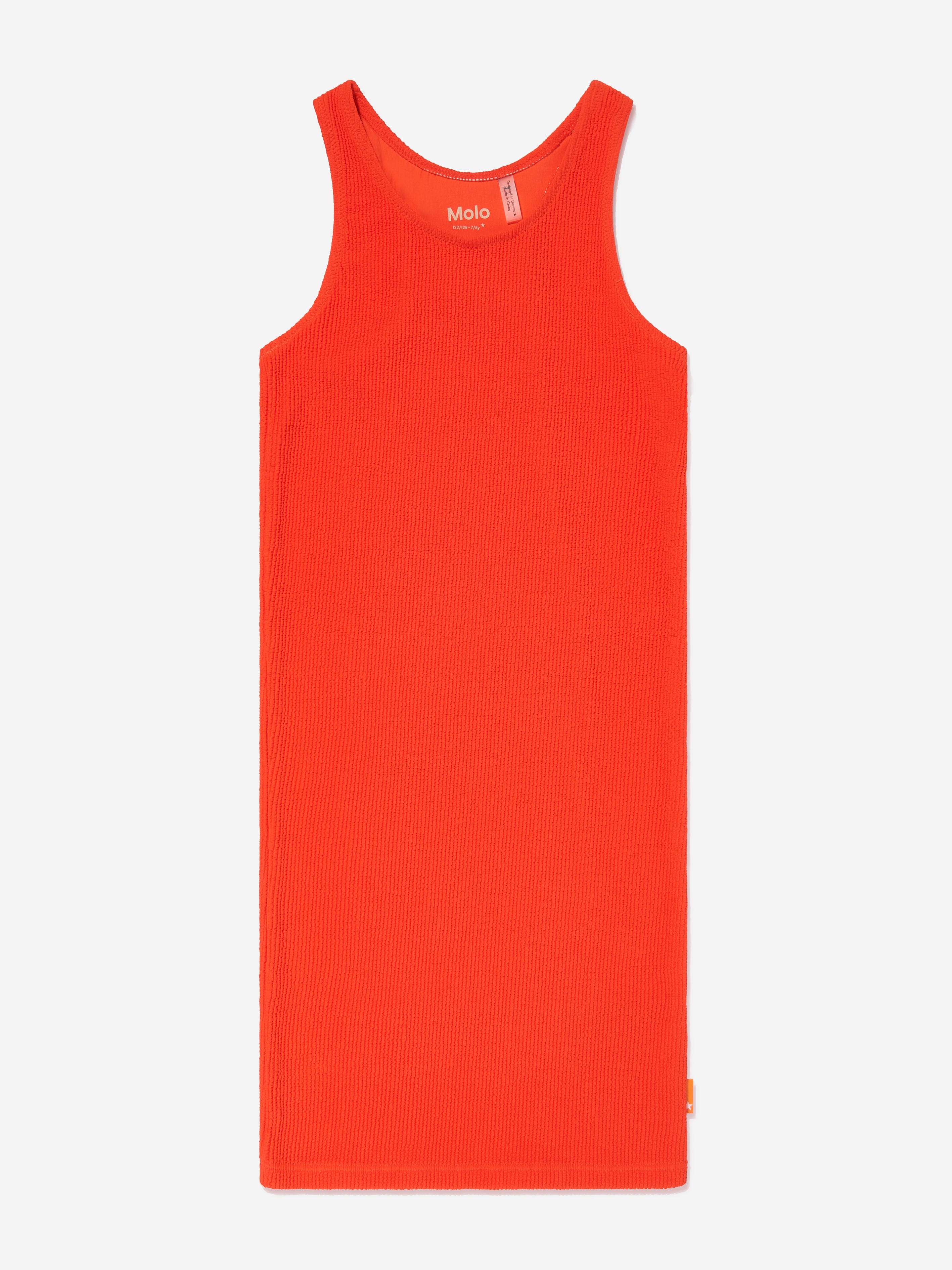 Molo Girls Cailey Sleeveless Maxi Dress in Red | Childsplay Clothing