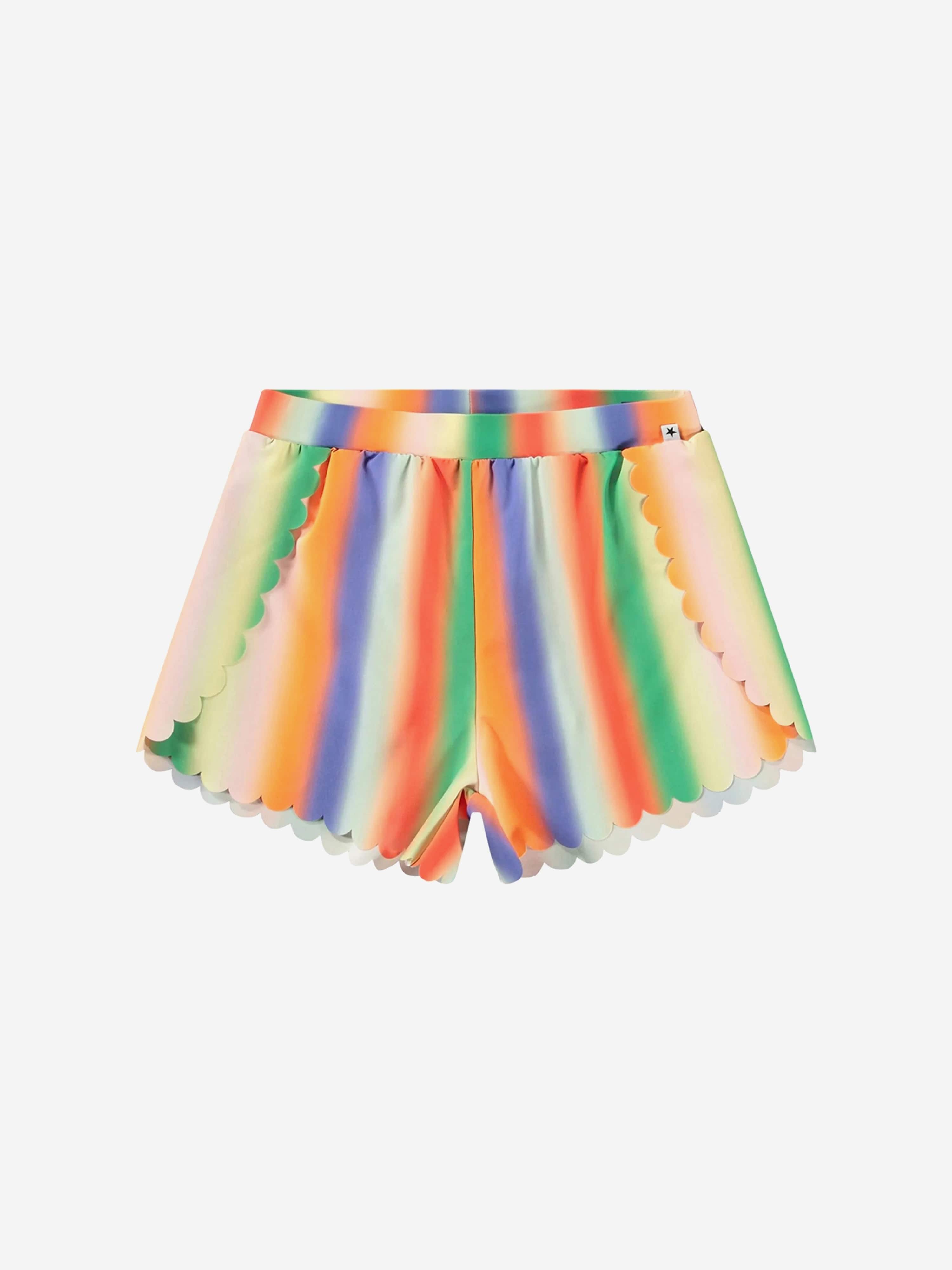Molo Girls Neva Rainbow Light Swim Shorts in Multicolour (UPF50 ...
