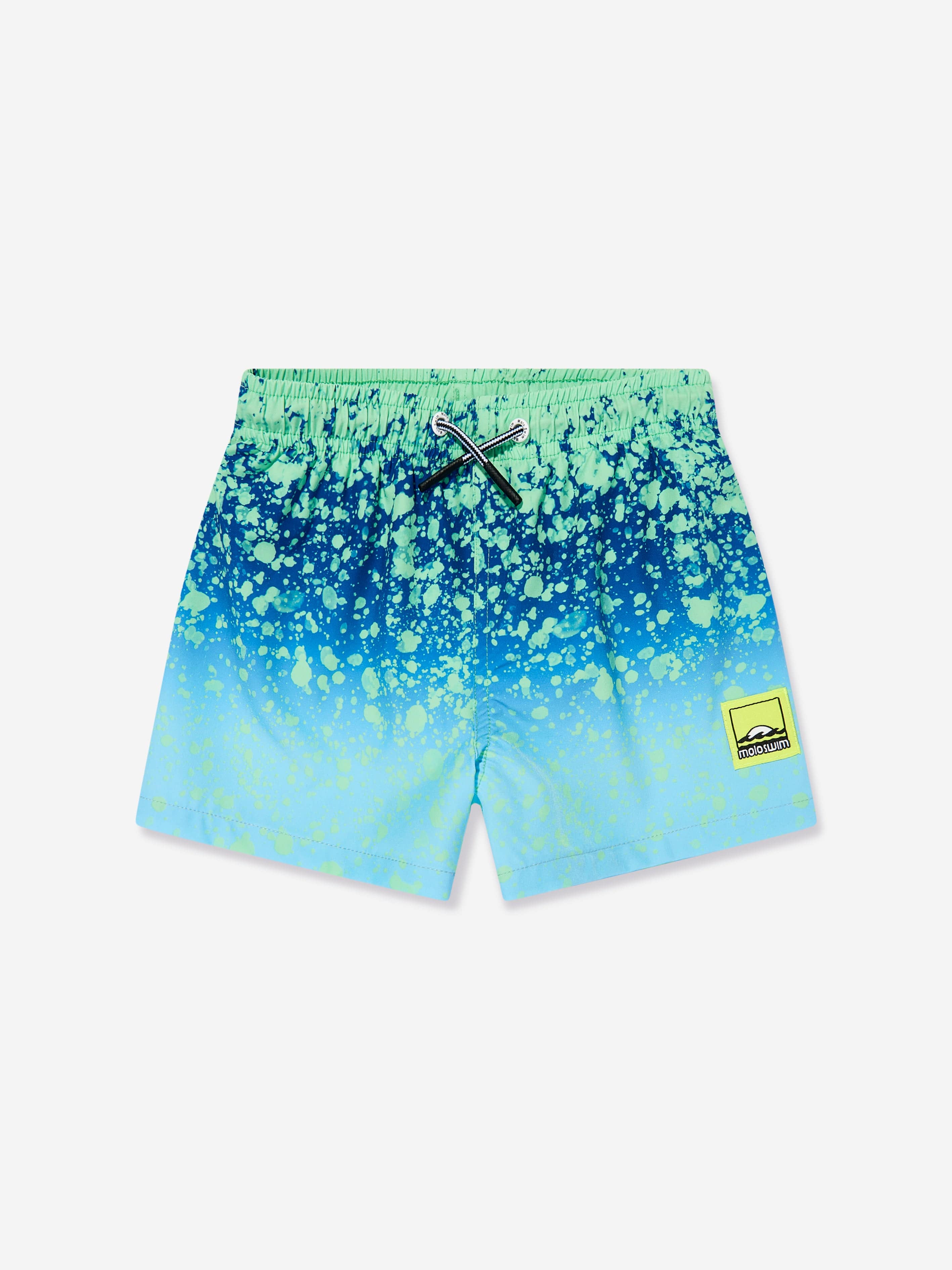 Molo Boys Niko Splash Swim Shorts in Blue (UPF50+) | Childsplay Clothing