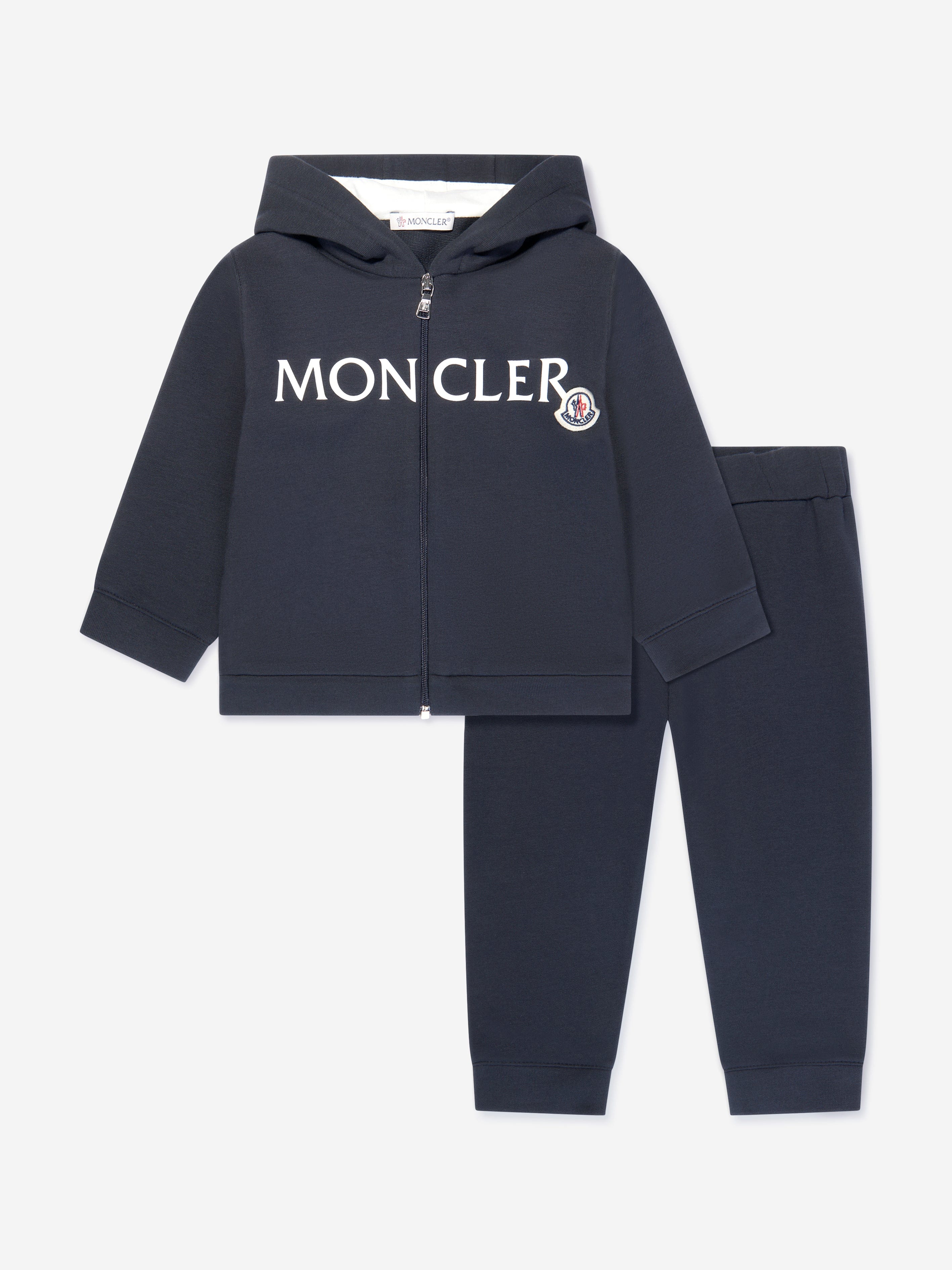 Moncler Enfant Baby Logo Tracksuit in Navy | Childsplay Clothing