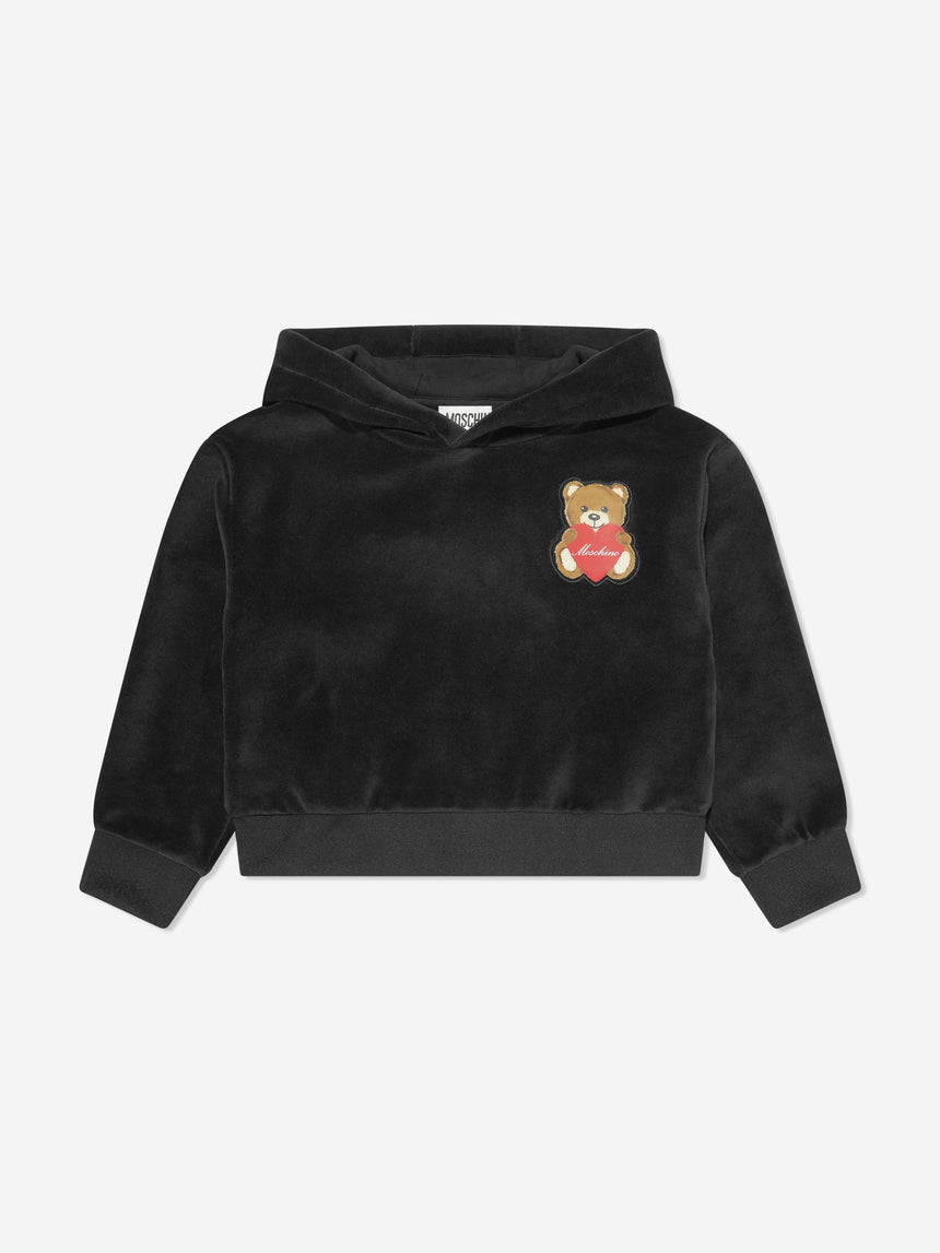 Girls Teddy Bear Tracksuit in Black | Childsplay Clothing