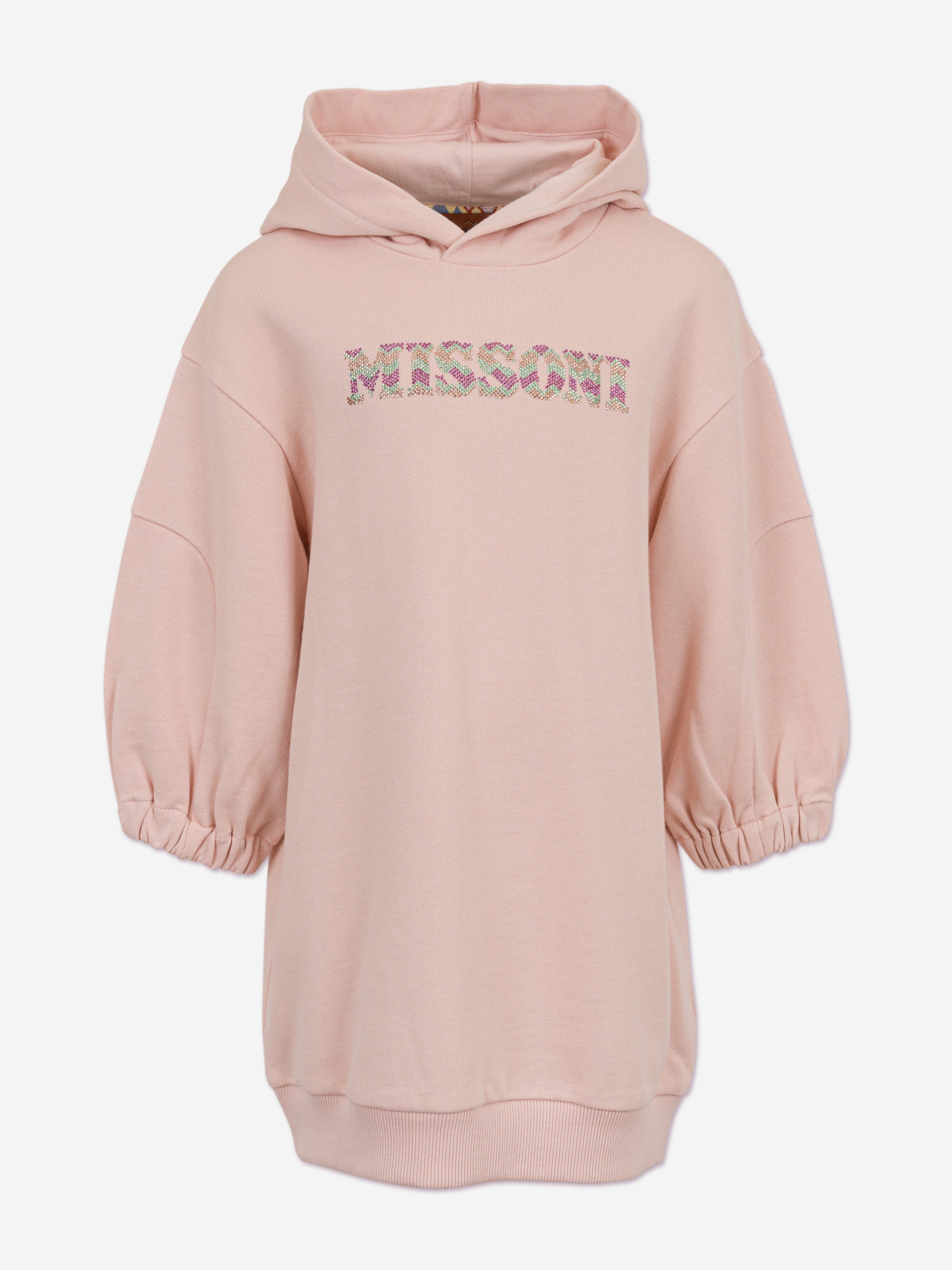 Missoni Girls Logo Sweater Dress in Pink | Childsplay Clothing