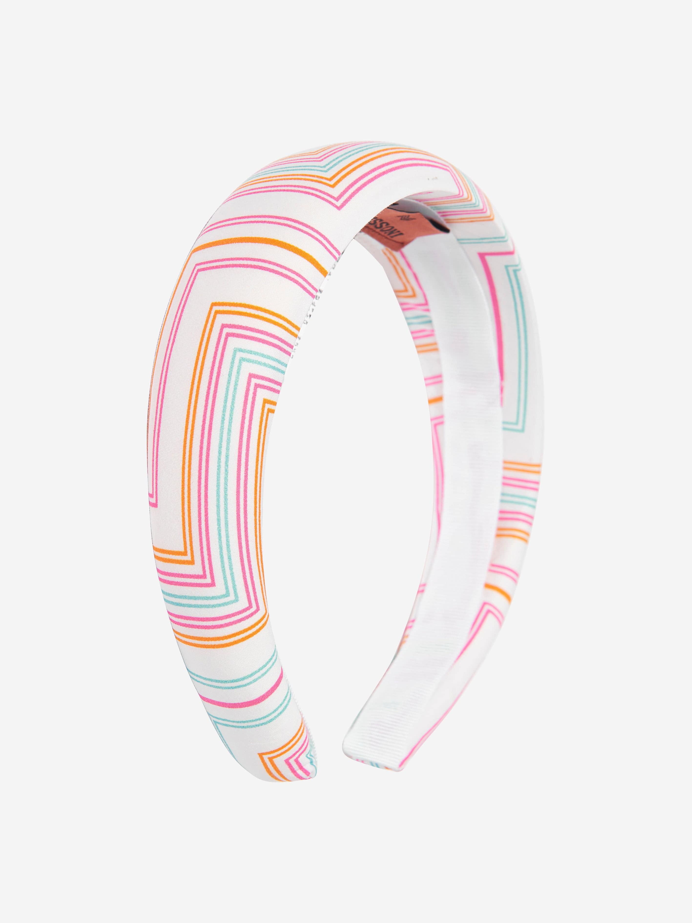 Missoni Girls Patterned Headband in White | Childsplay Clothing