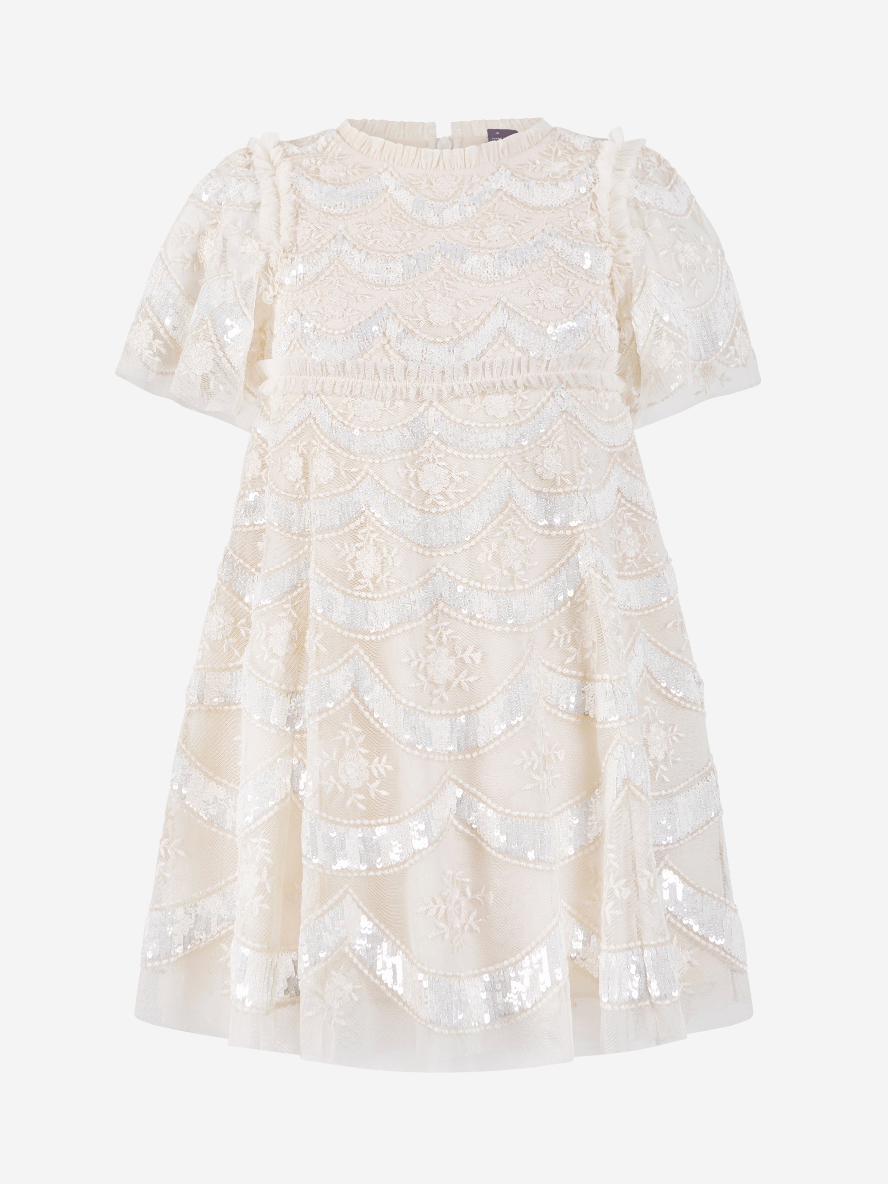 Girls Fifi Dress in Cream | Childsplay Clothing