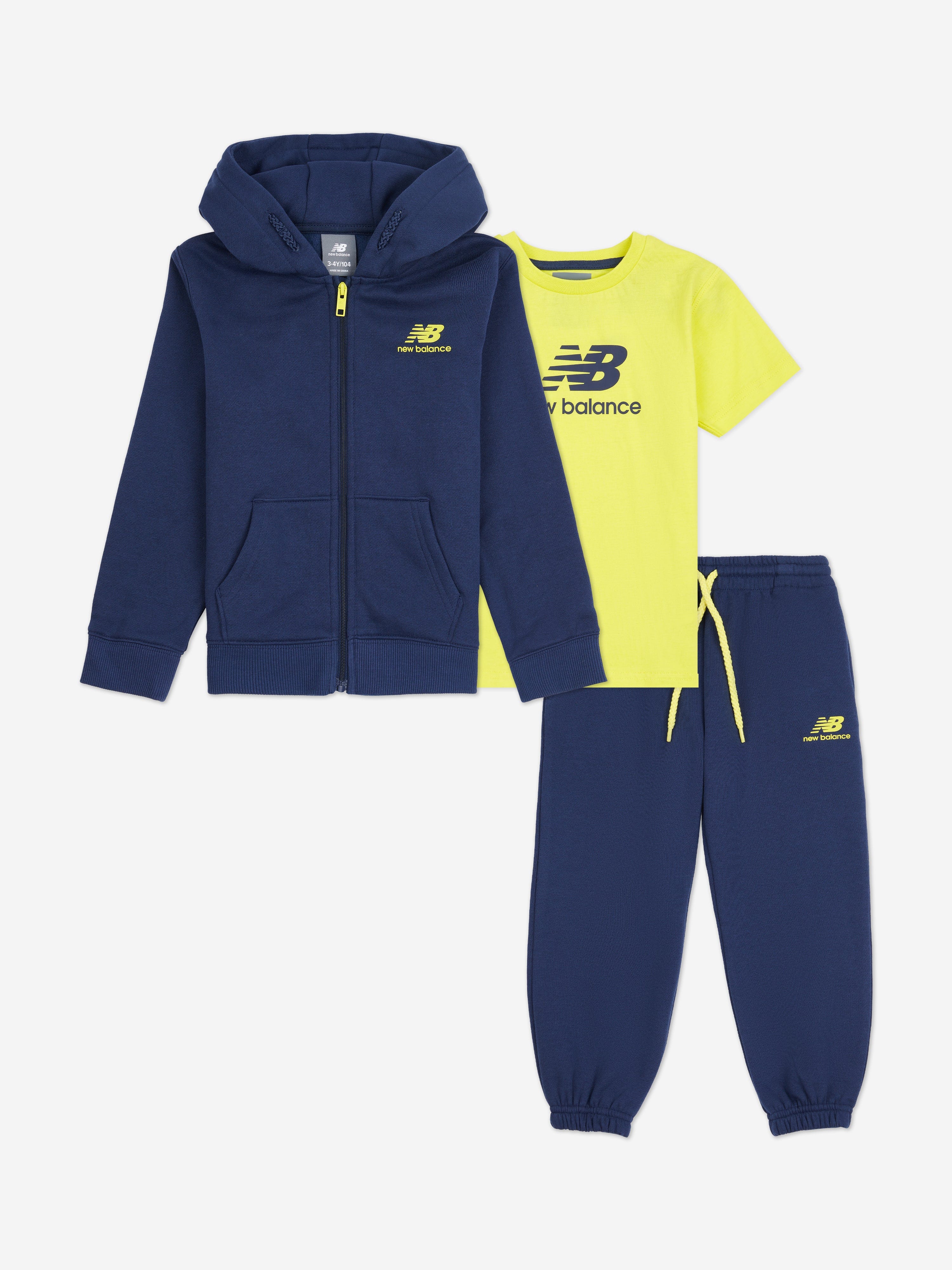 New Balance Baby Boys T-Shirt and Tracksuit Set in Navy | Childsplay ...