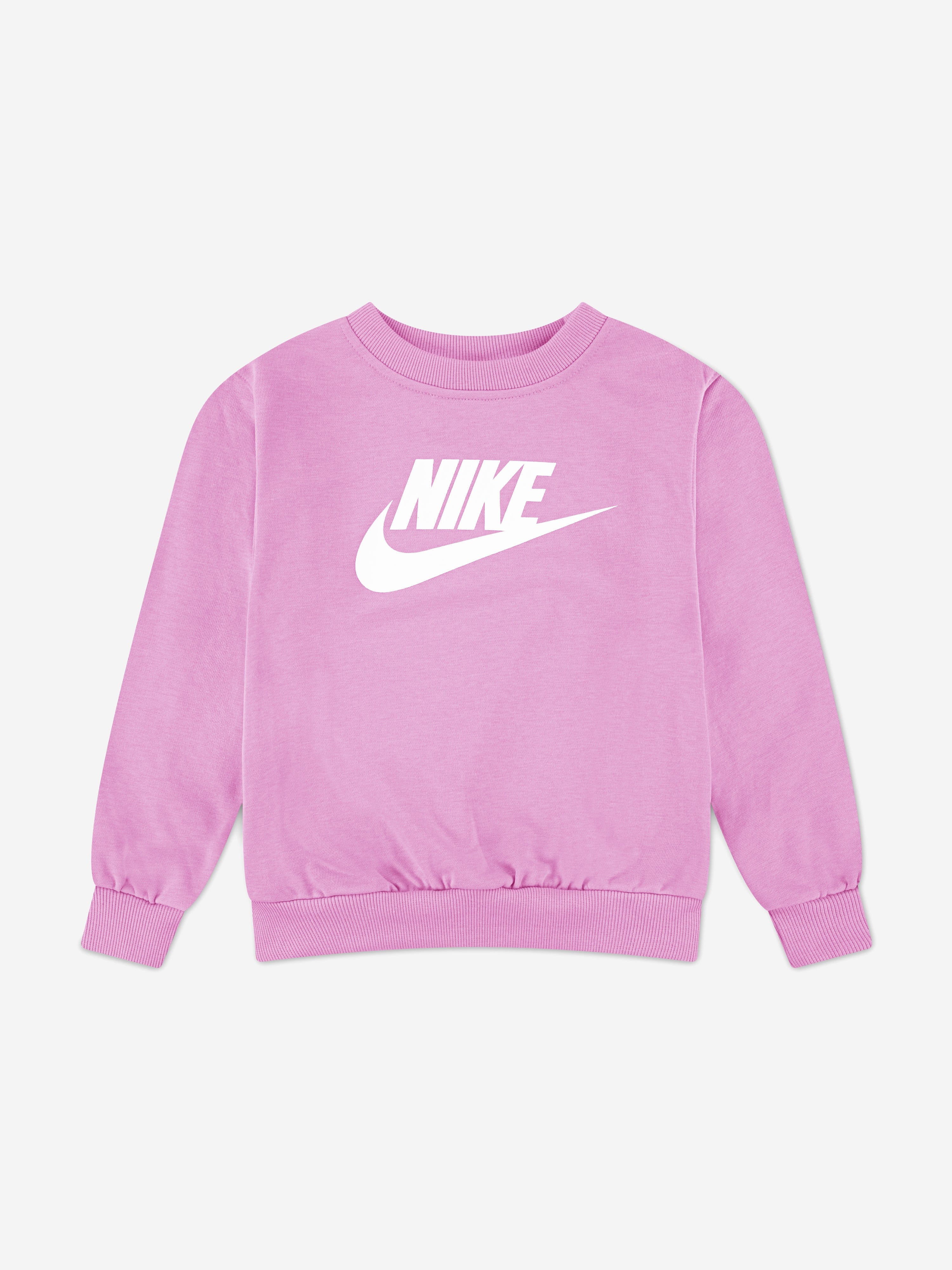 Nike Girls Logo Sweatshirt in Pink | Childsplay Clothing