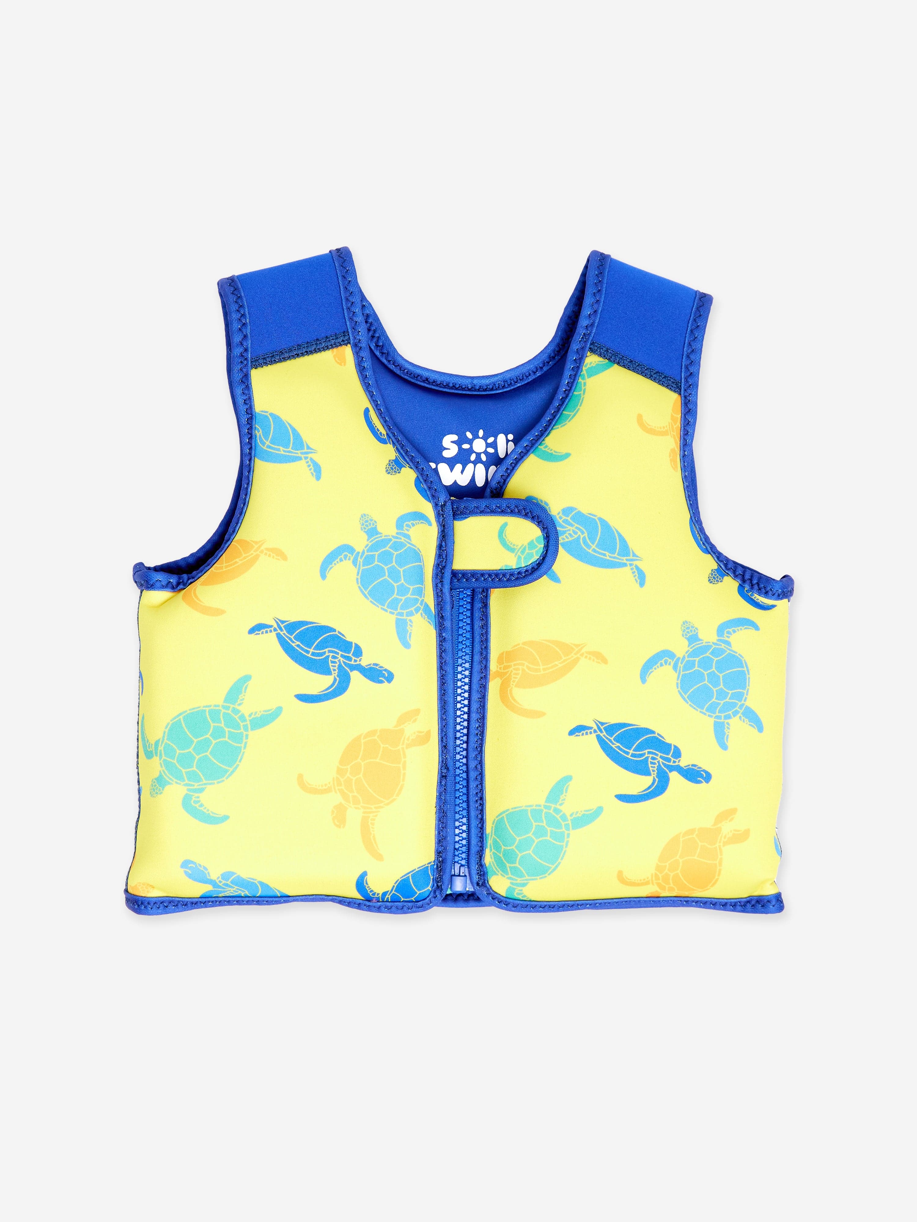 Soli Swim Boys Turtle Float Jacket in Yellow (UPF50+) | Childsplay Clothing