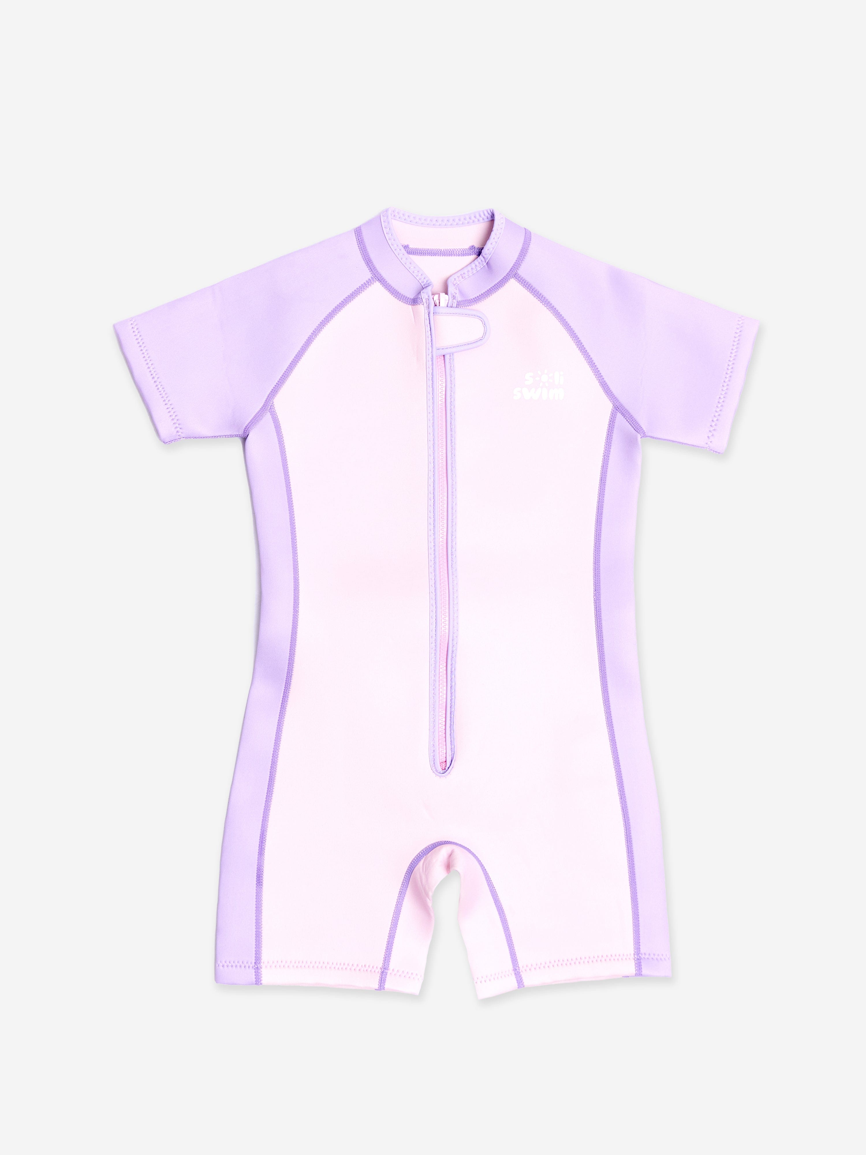Soli Swim Girls Neoprene Wetsuit in Pink (UPF50+) | Childsplay Clothing