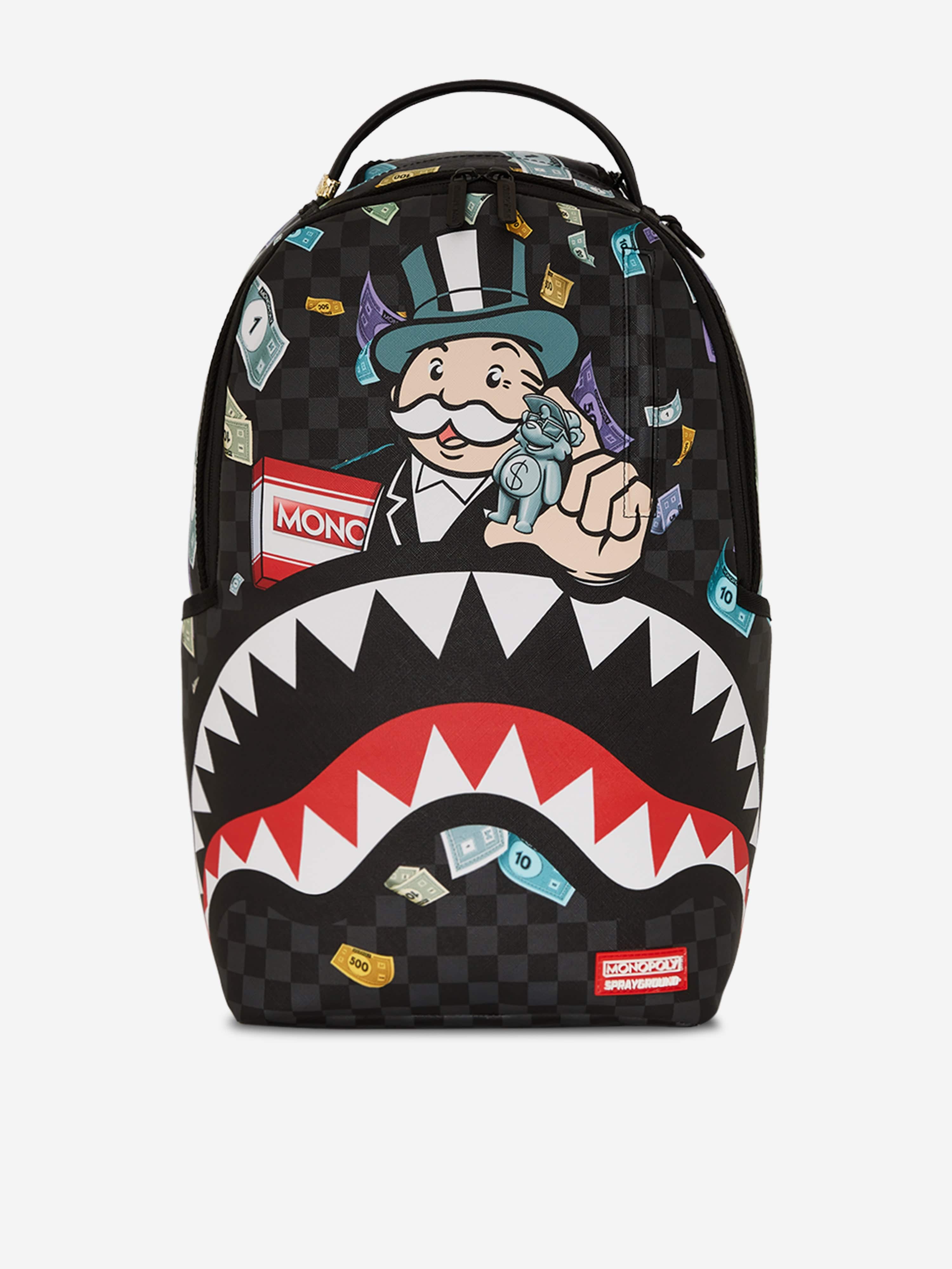 Sprayground Kids Monopoly X Sprayground Characters DLXSV Backpack in M ...