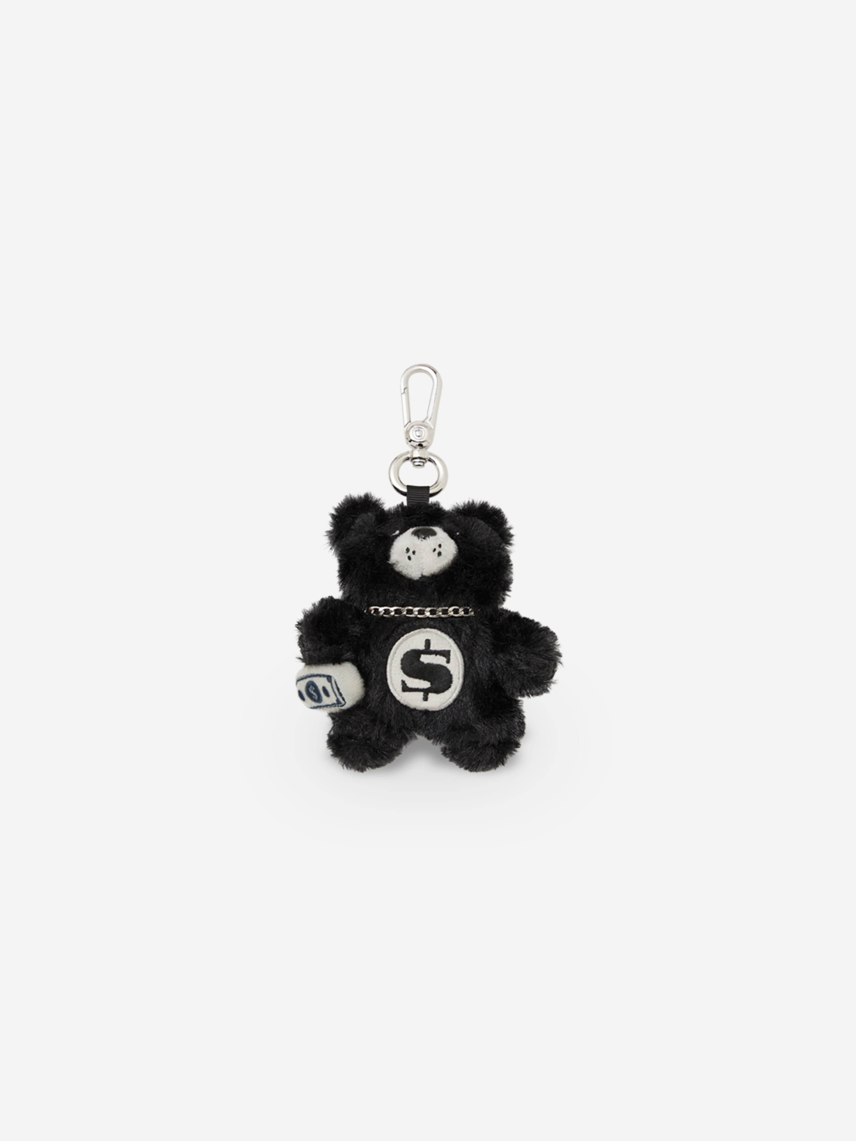 Sprayground Kids Fur Cray Bear Cub Keychain in Black (10cm ...