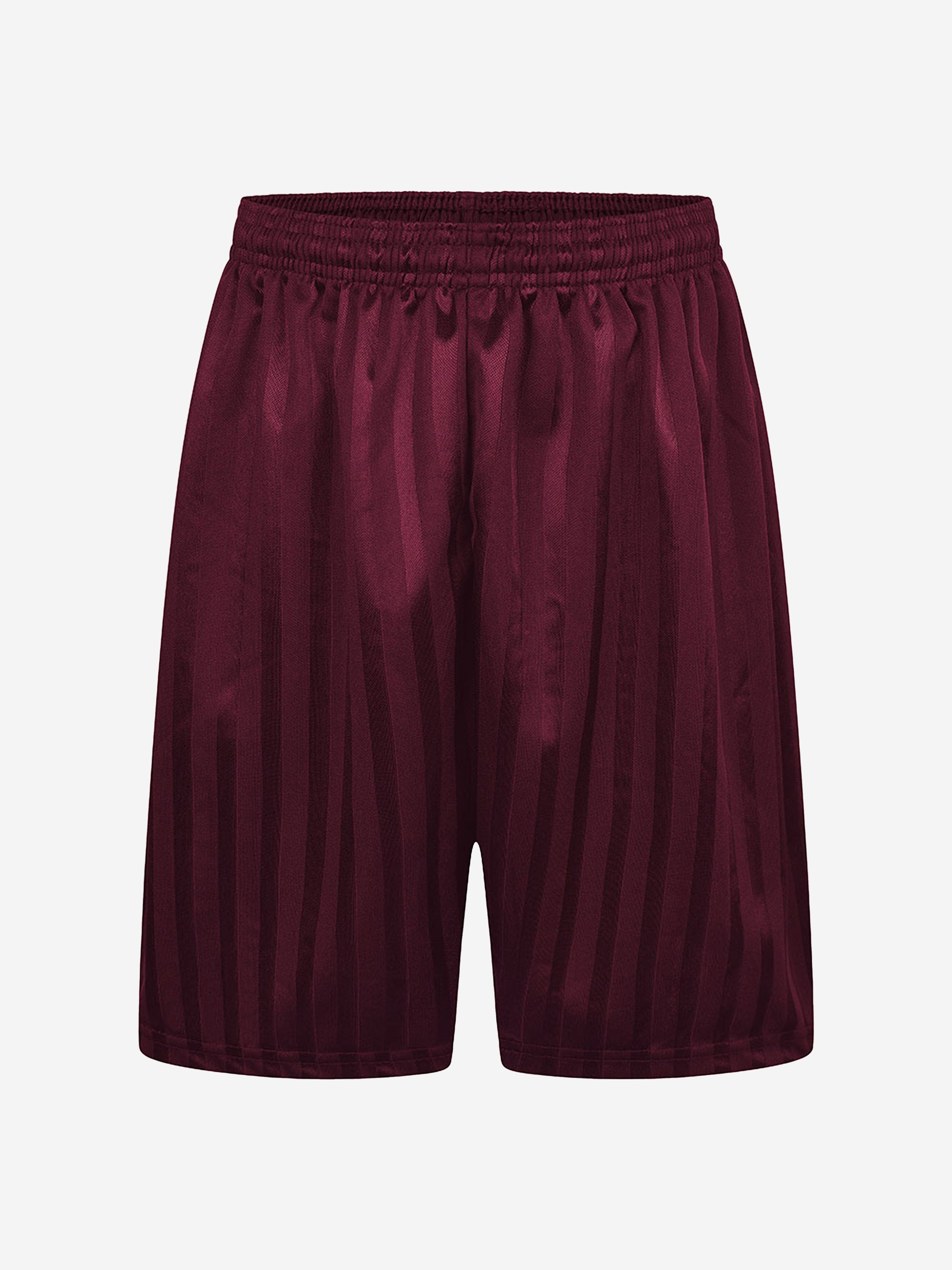 Zeco Kids School Shadow Stripe Shorts in Maroon | Childsplay Clothing