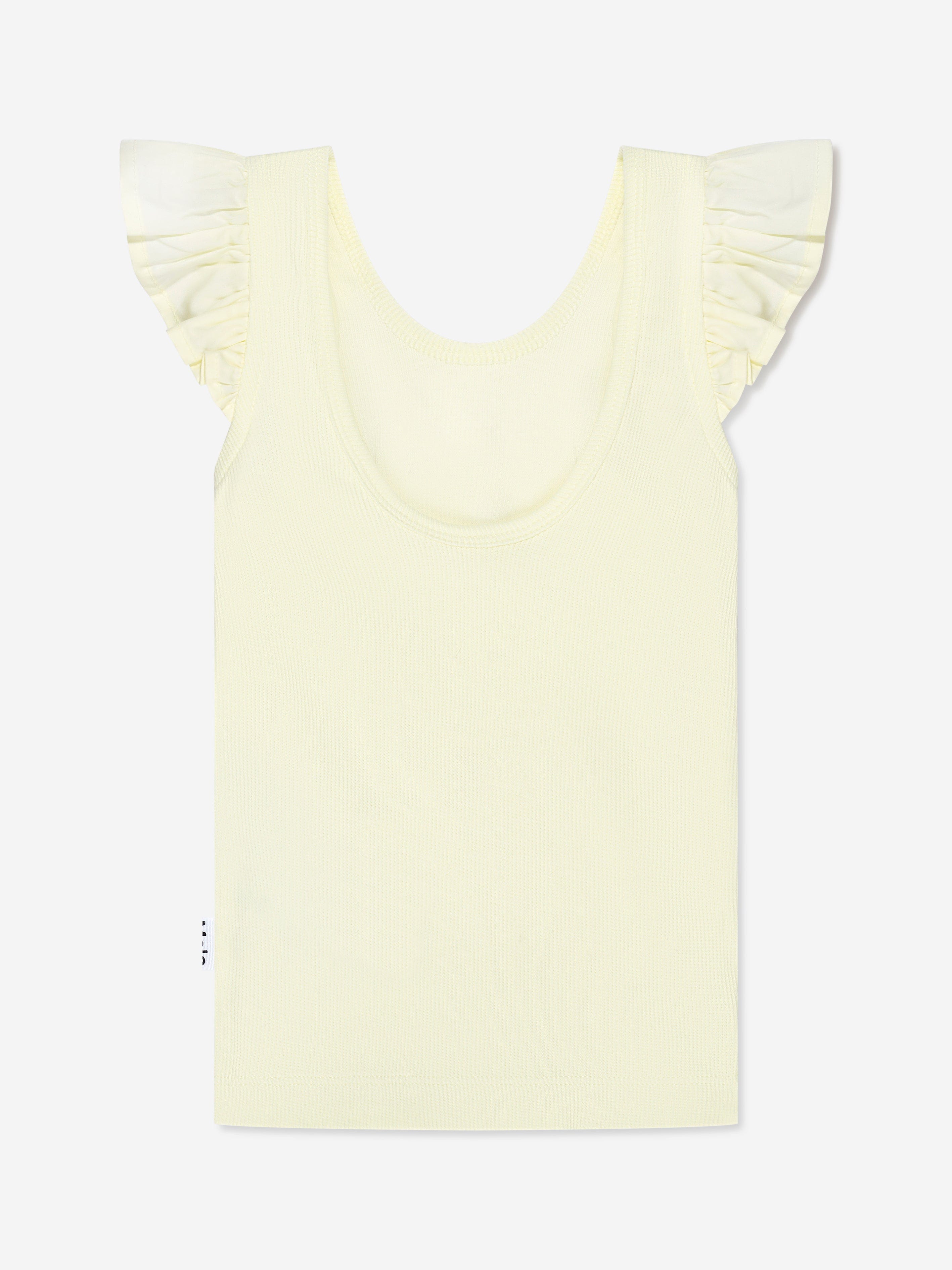 Molo Girls Organic Cotton Ranja Top In Yellow | Childsplay Clothing