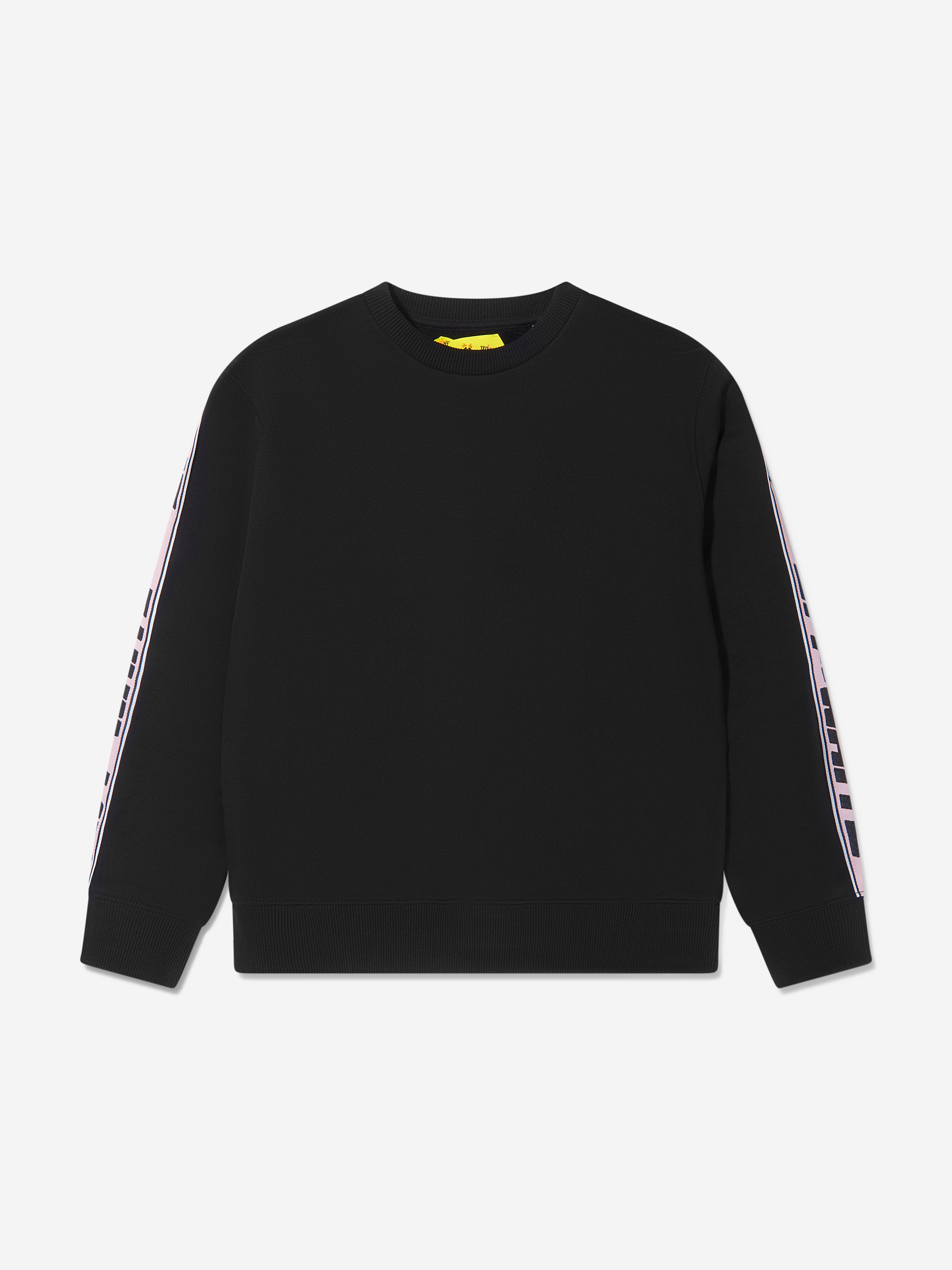 Off-White Girls Logo Band Crew Neck Sweatshirt | Childsplay Clothing
