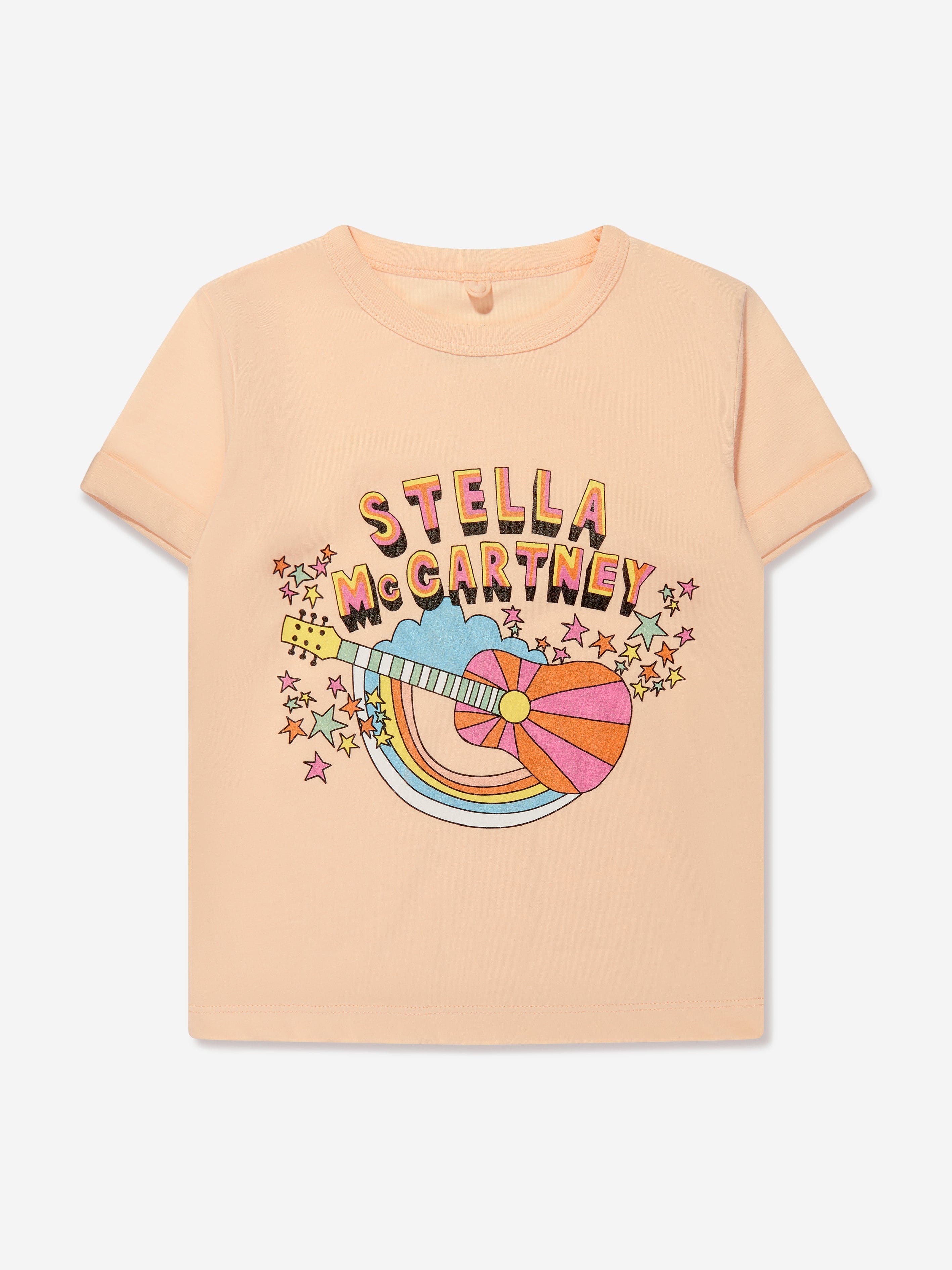 Girls Guitar Logo T-Shirt in Pink | Childsplay Clothing